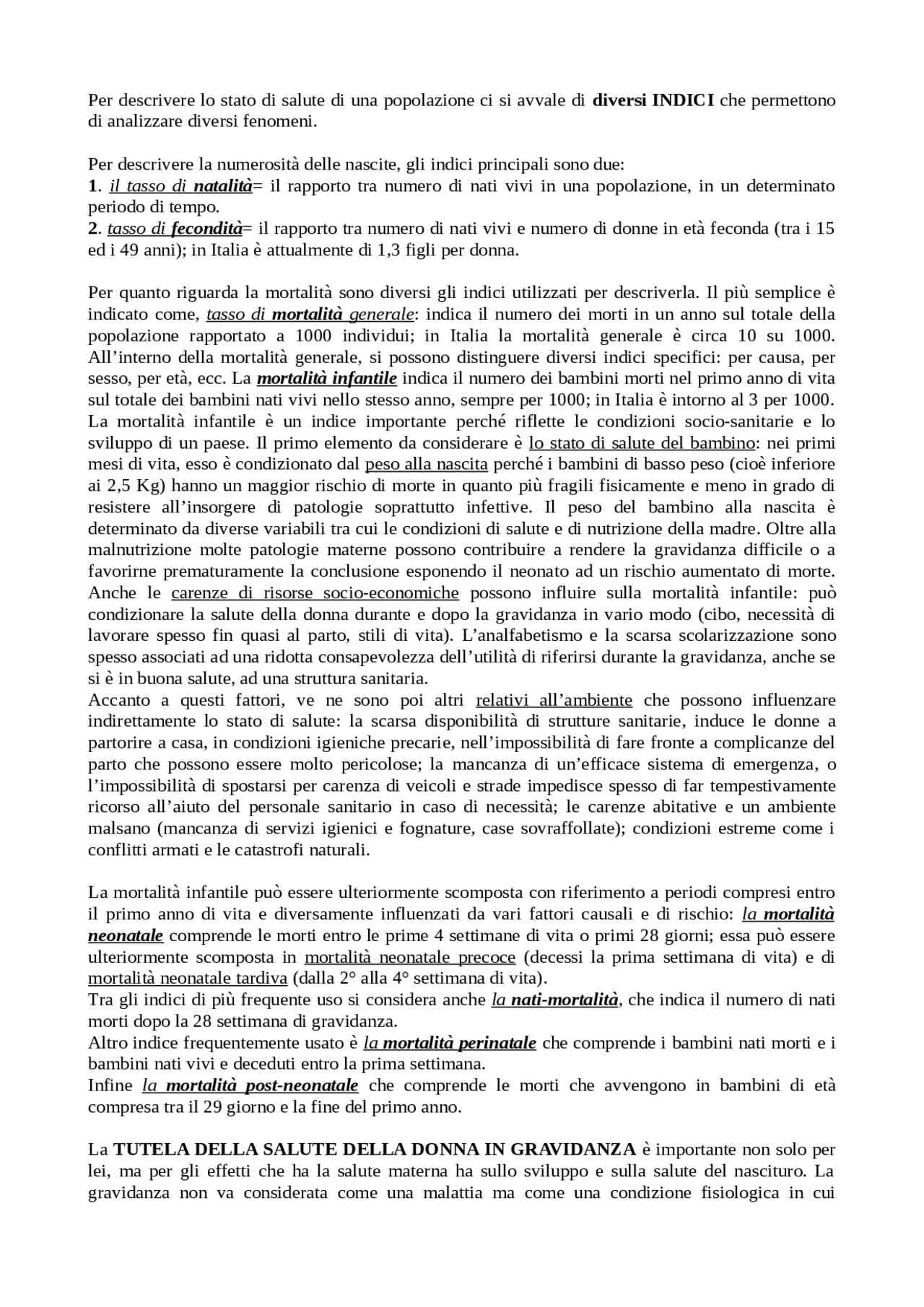 Nutrizione E Salute Igiene E Pediatria Docsity