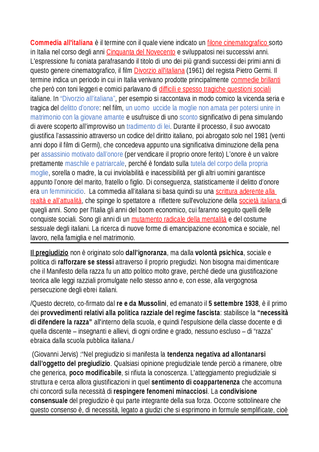 Letterature Comparate Docsity