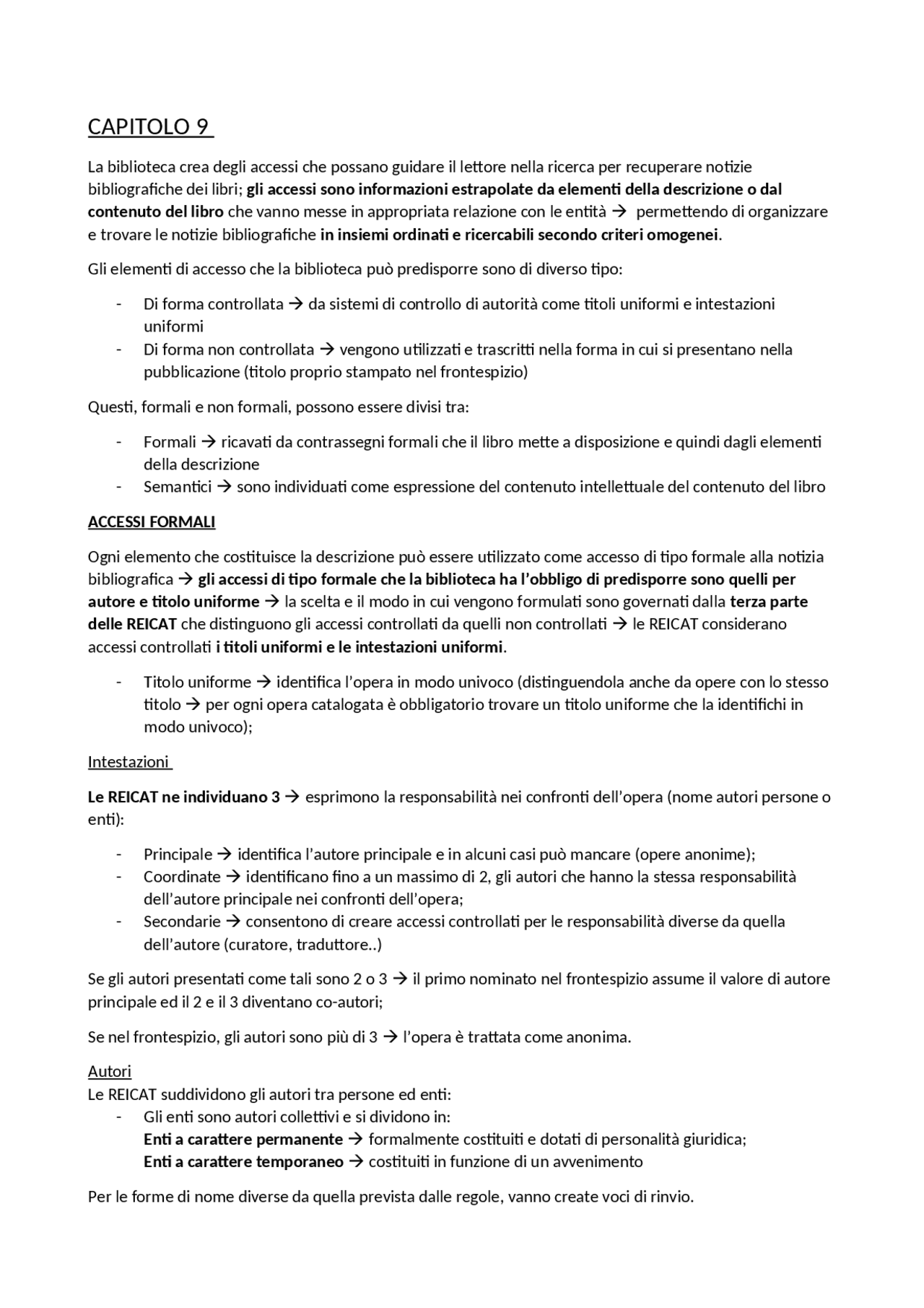 Manuale Di Biblioteconomia Docsity
