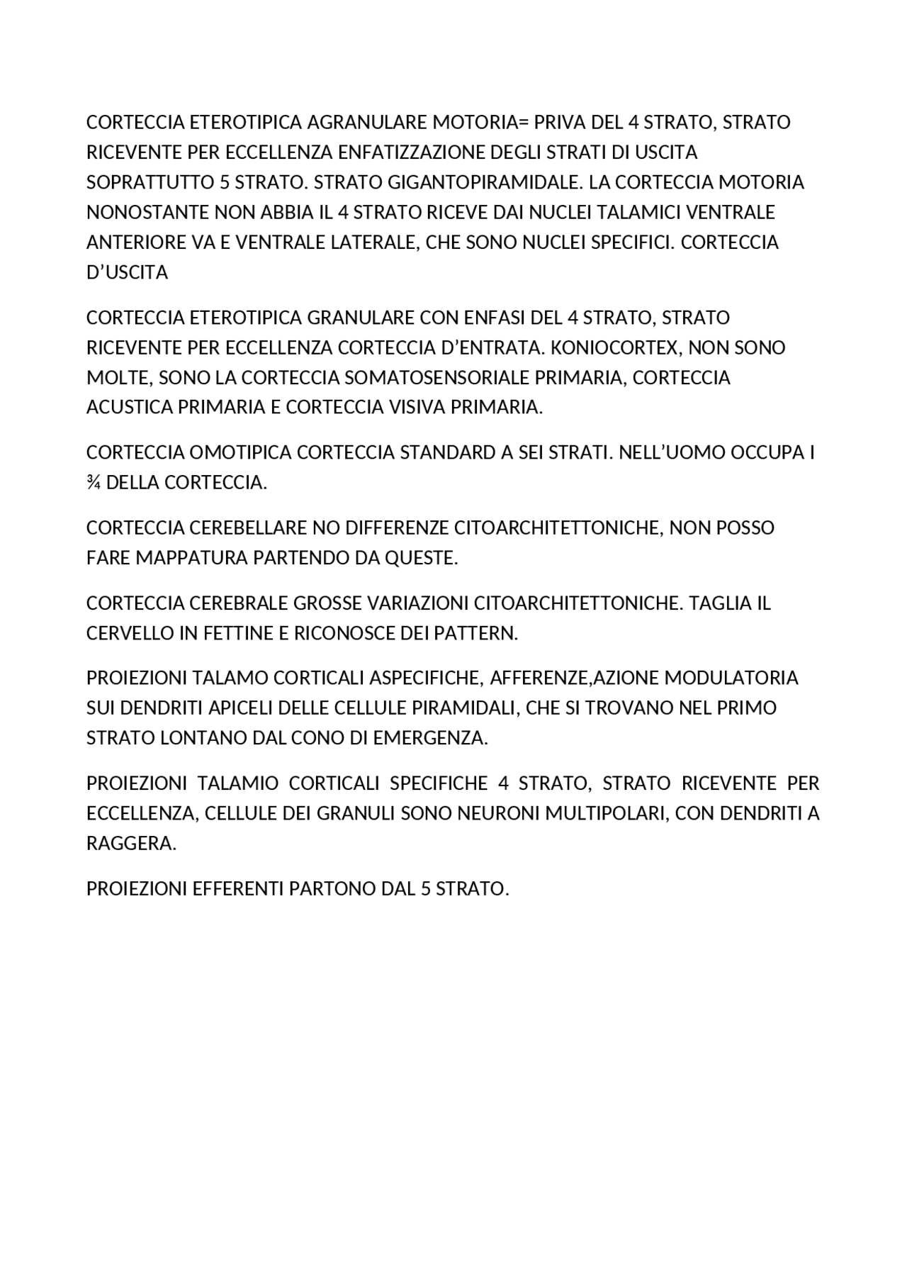 Appunti Di Neuroscienze Docsity