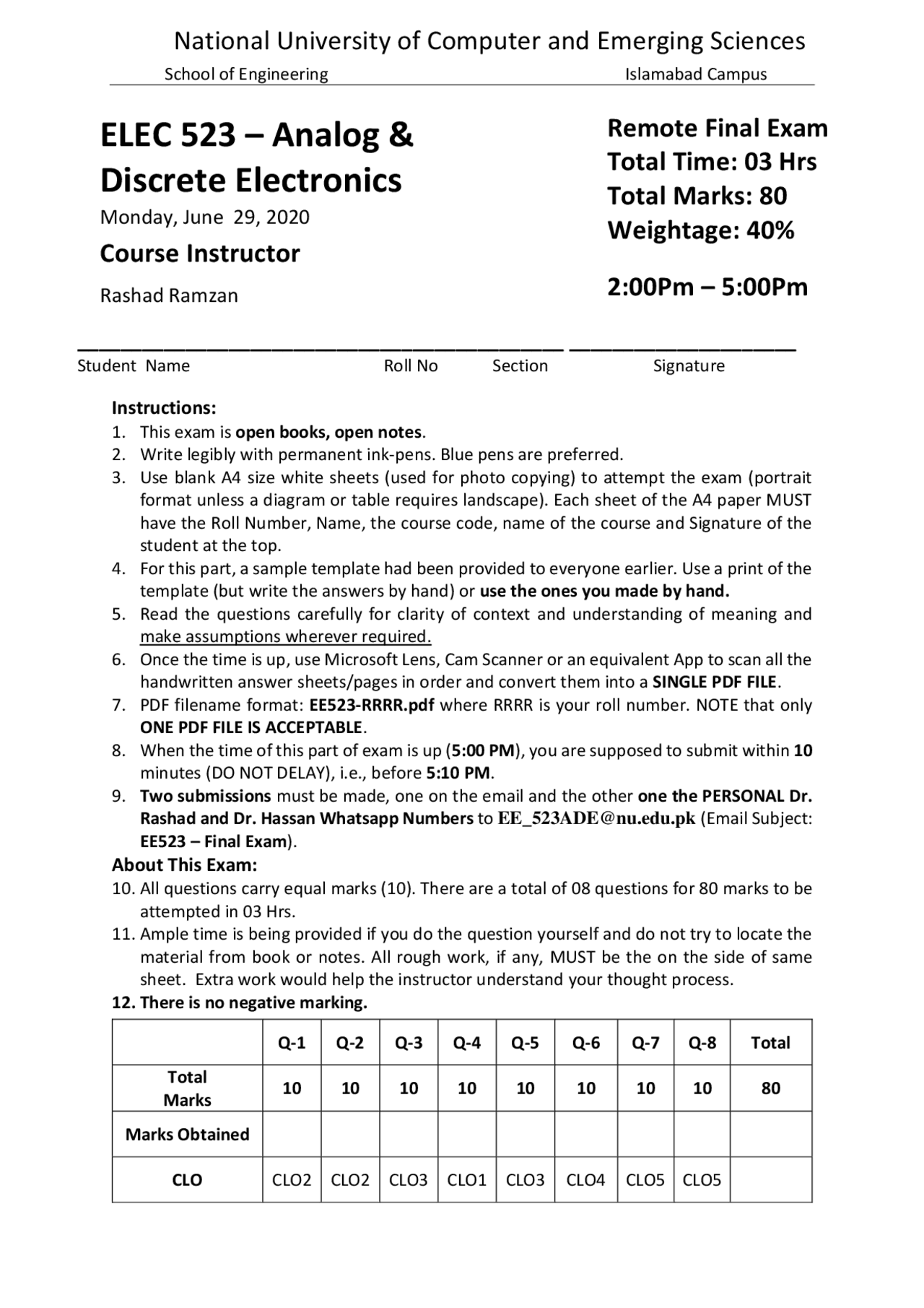 Exam paper DIC Exam paper DICExam paper DICExam paper DICExam paper DIC ...