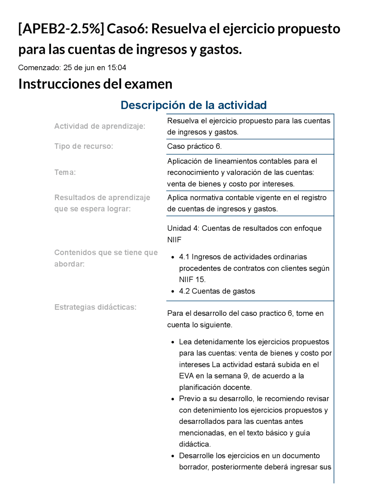 EJERCICIO PARA RESOLVER | Ejercicios de Contabilidad Financiera | Docsity