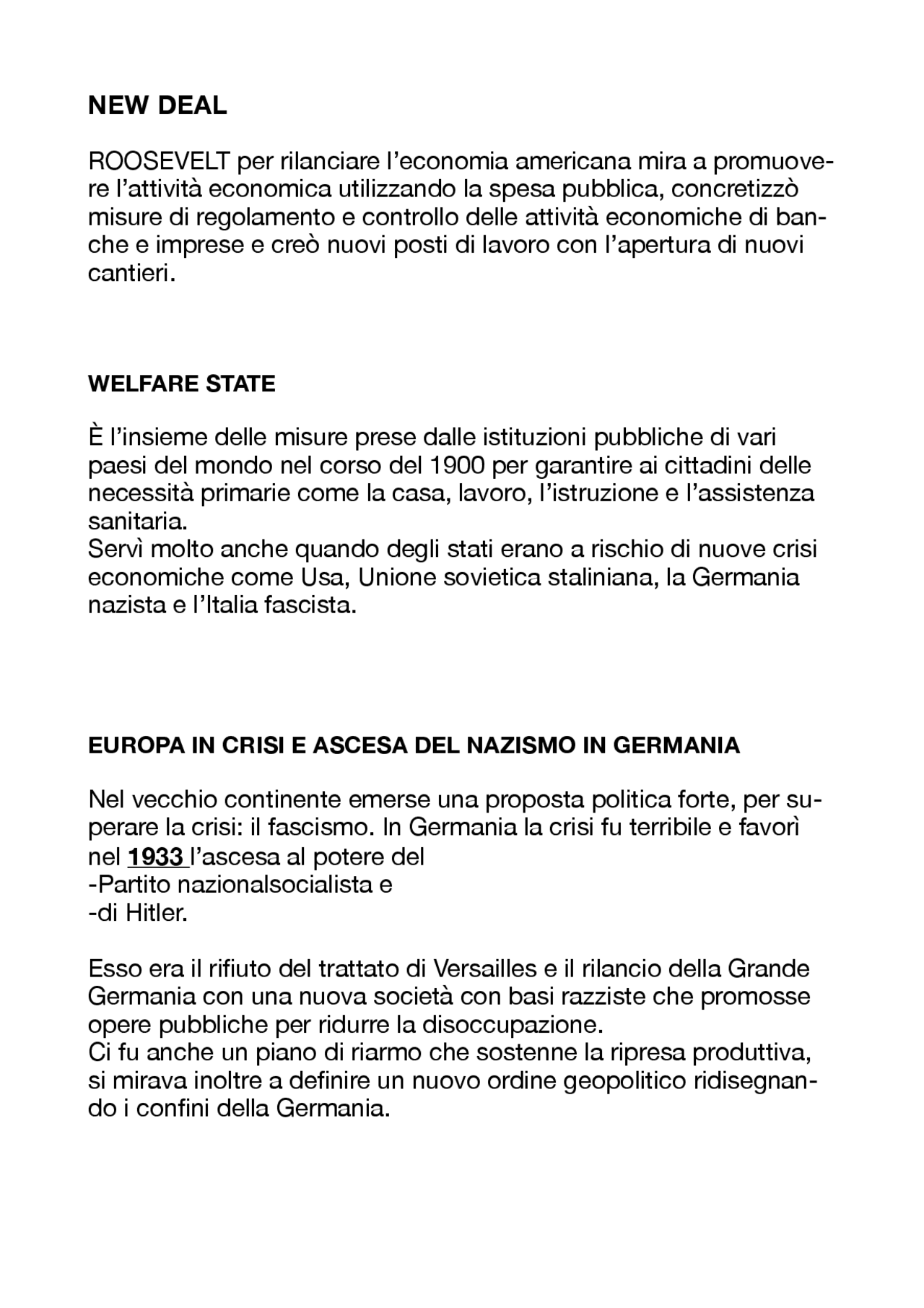 Storia Contemporanea Docsity