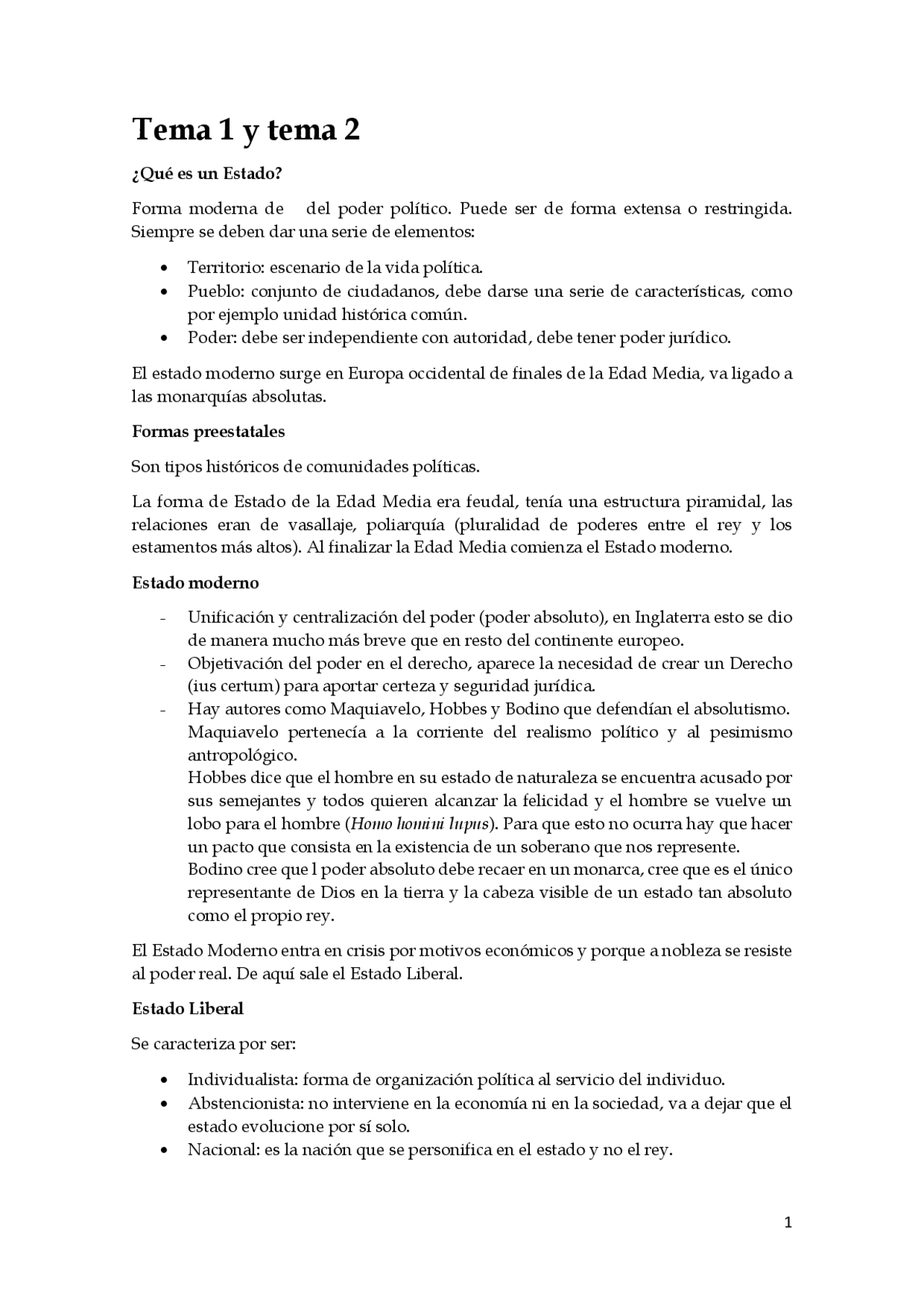 Derecho Constitucional Docsity