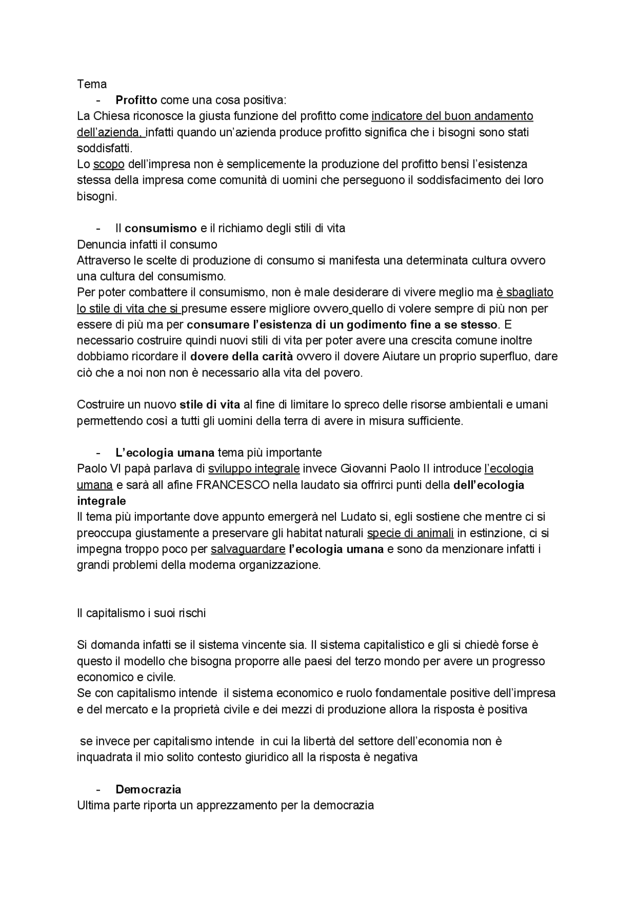 Etica Sociale Appunti Lezione Docsity