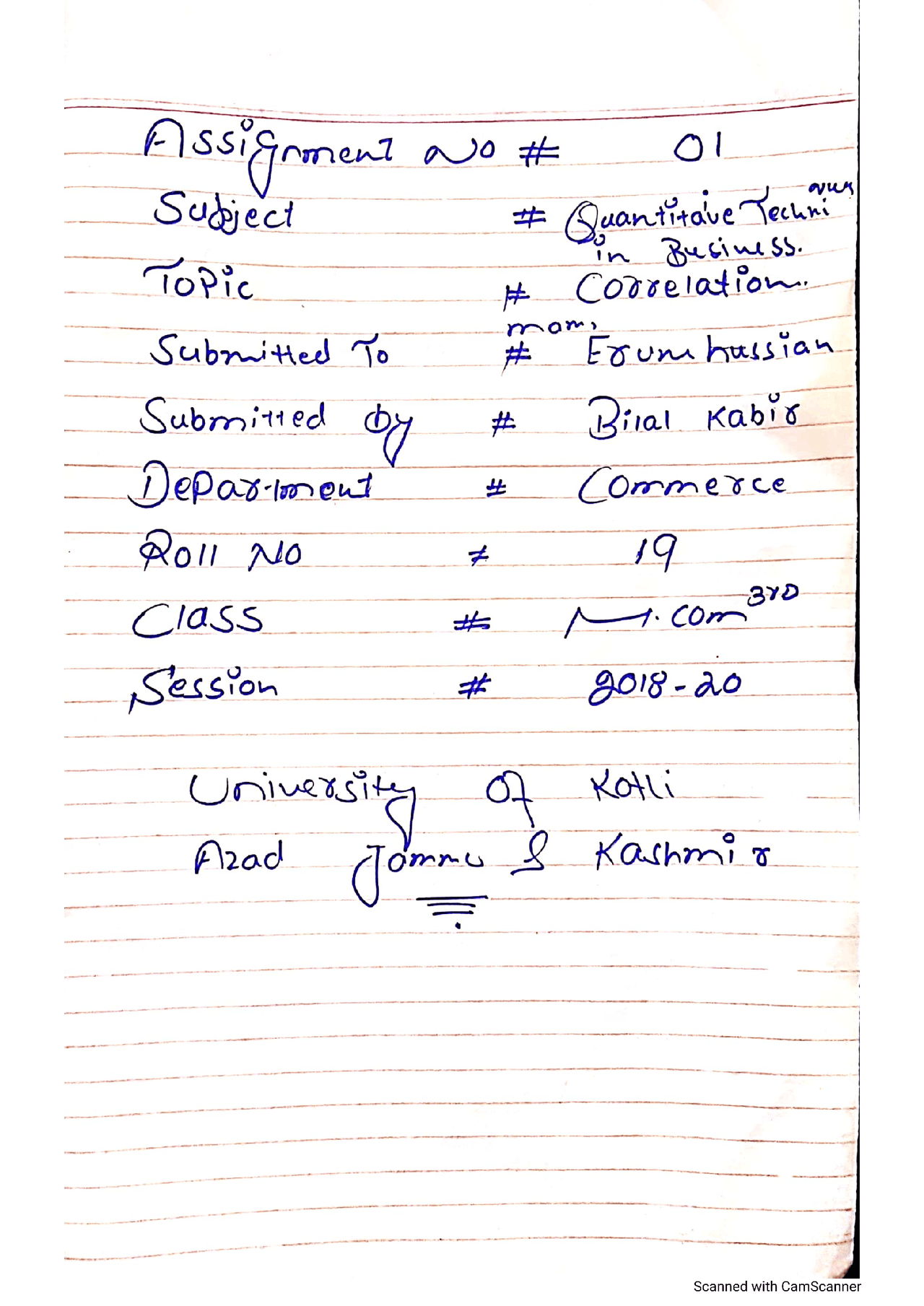 Correlation And Its Types Docsity