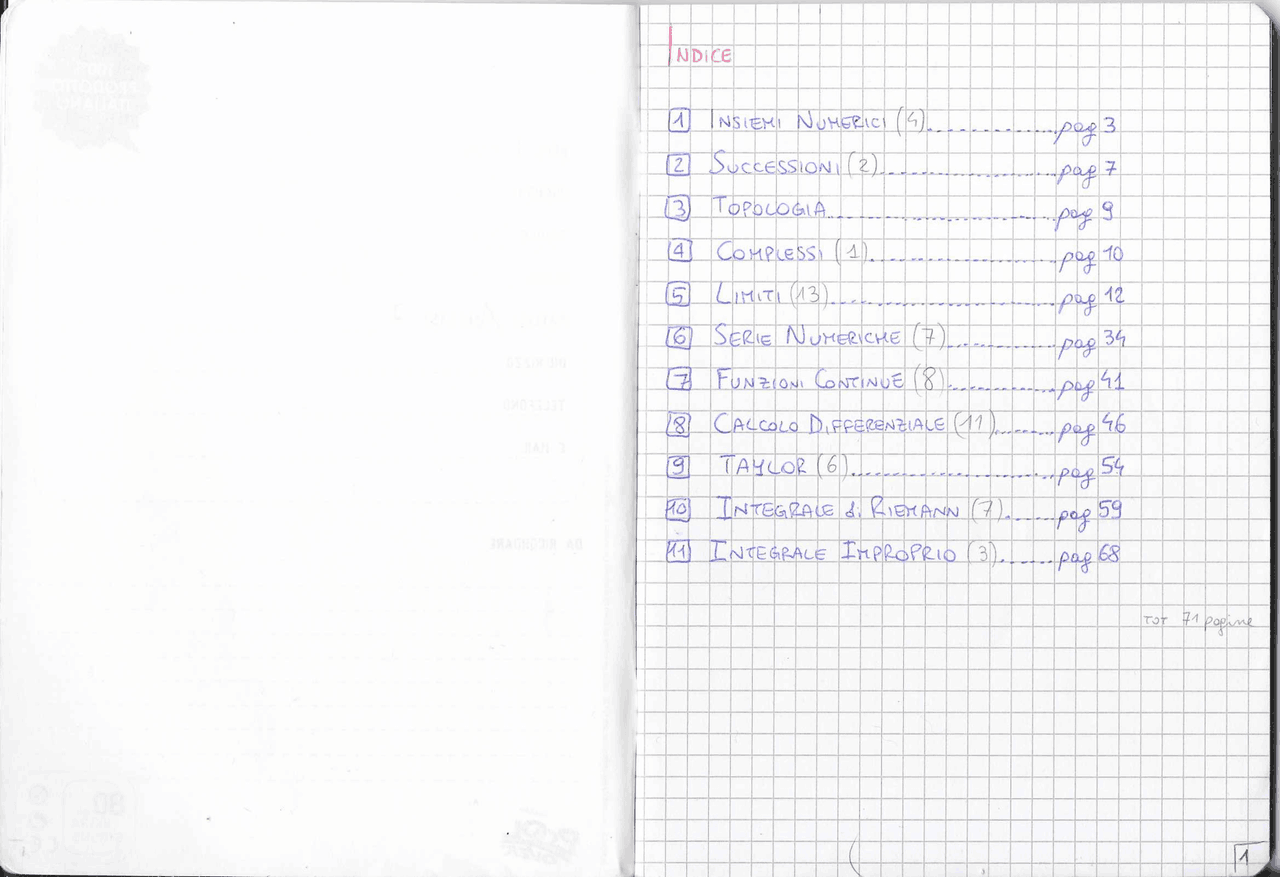 Teoremi Dim Analisi Matematica I Per Ingegneria 9 Cfu Docsity