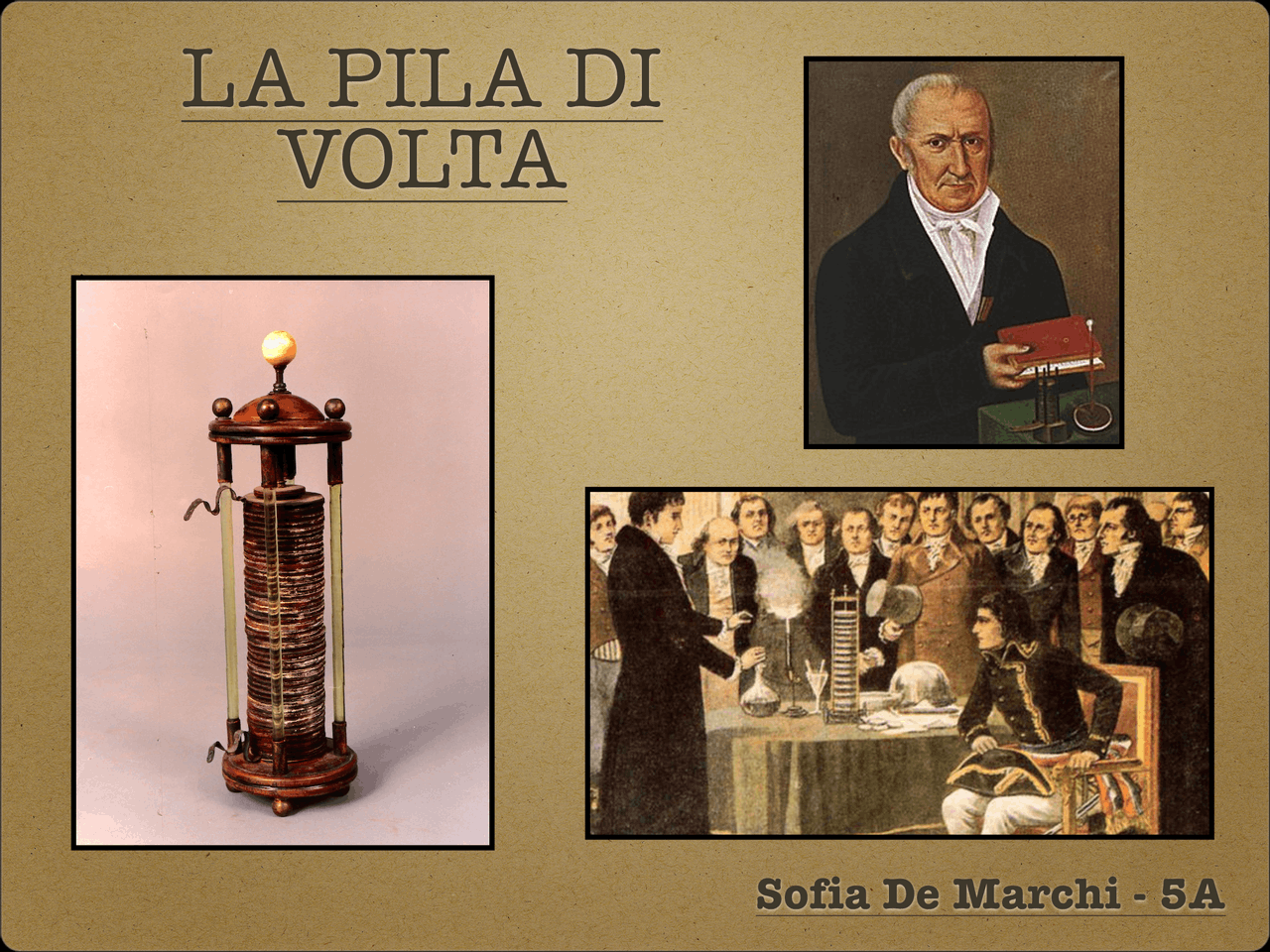 LA PILA DI VOLTA (presentazione power point) | Slide di Fisica | Docsity