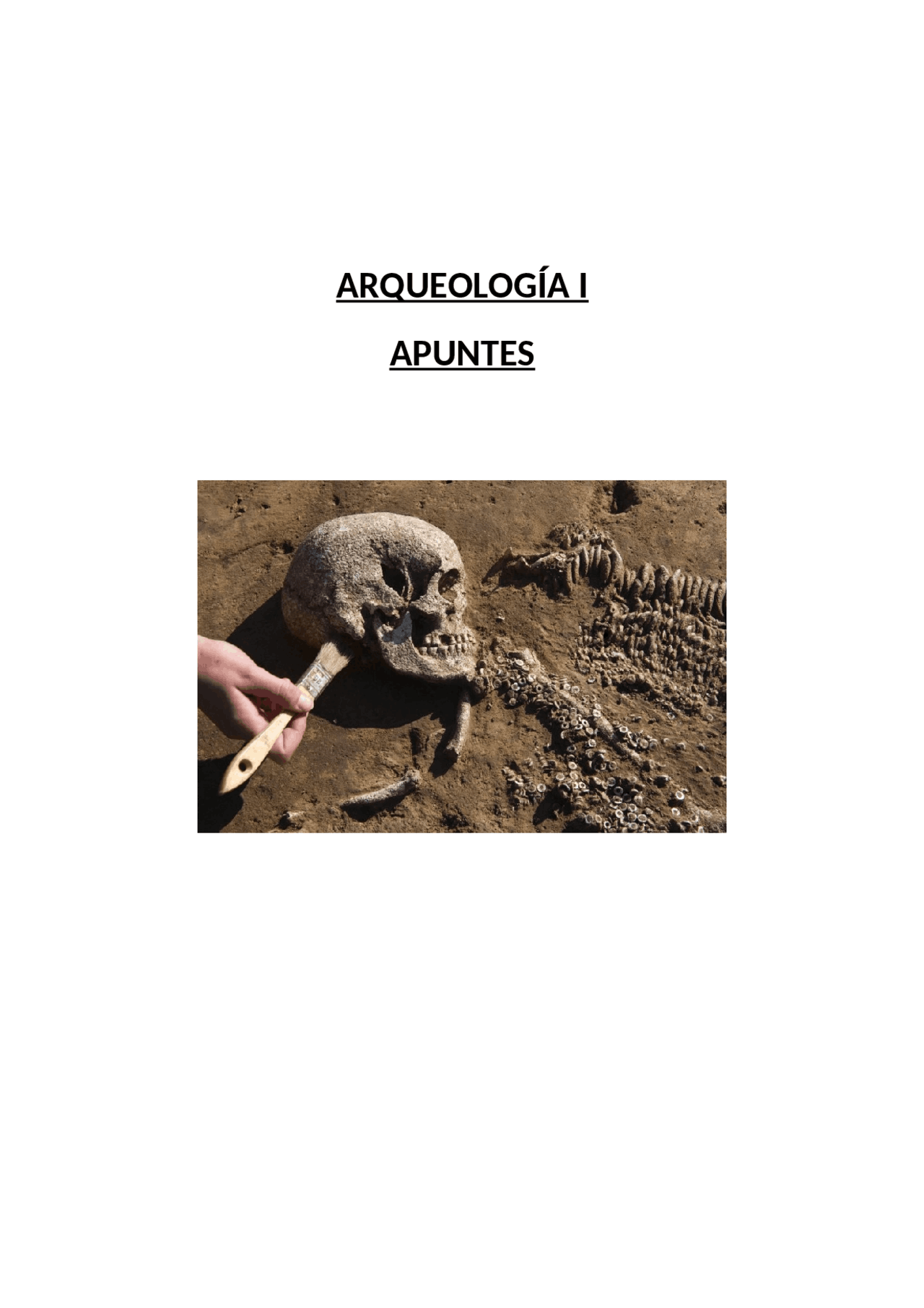 Apuntes Arqueología Apuntes De Arqueología Docsity