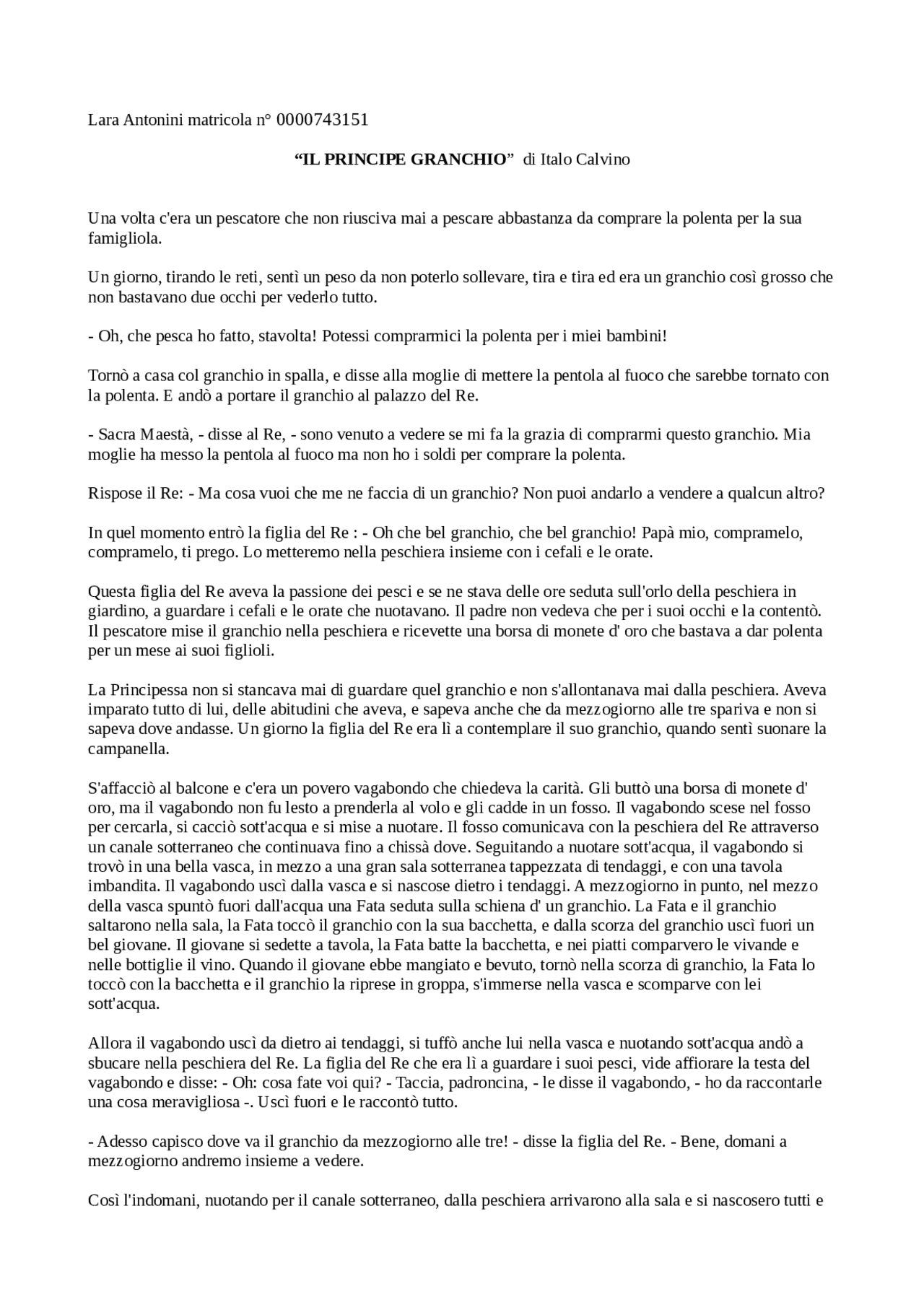 Analisi Semiotica Di Un Testo Docsity