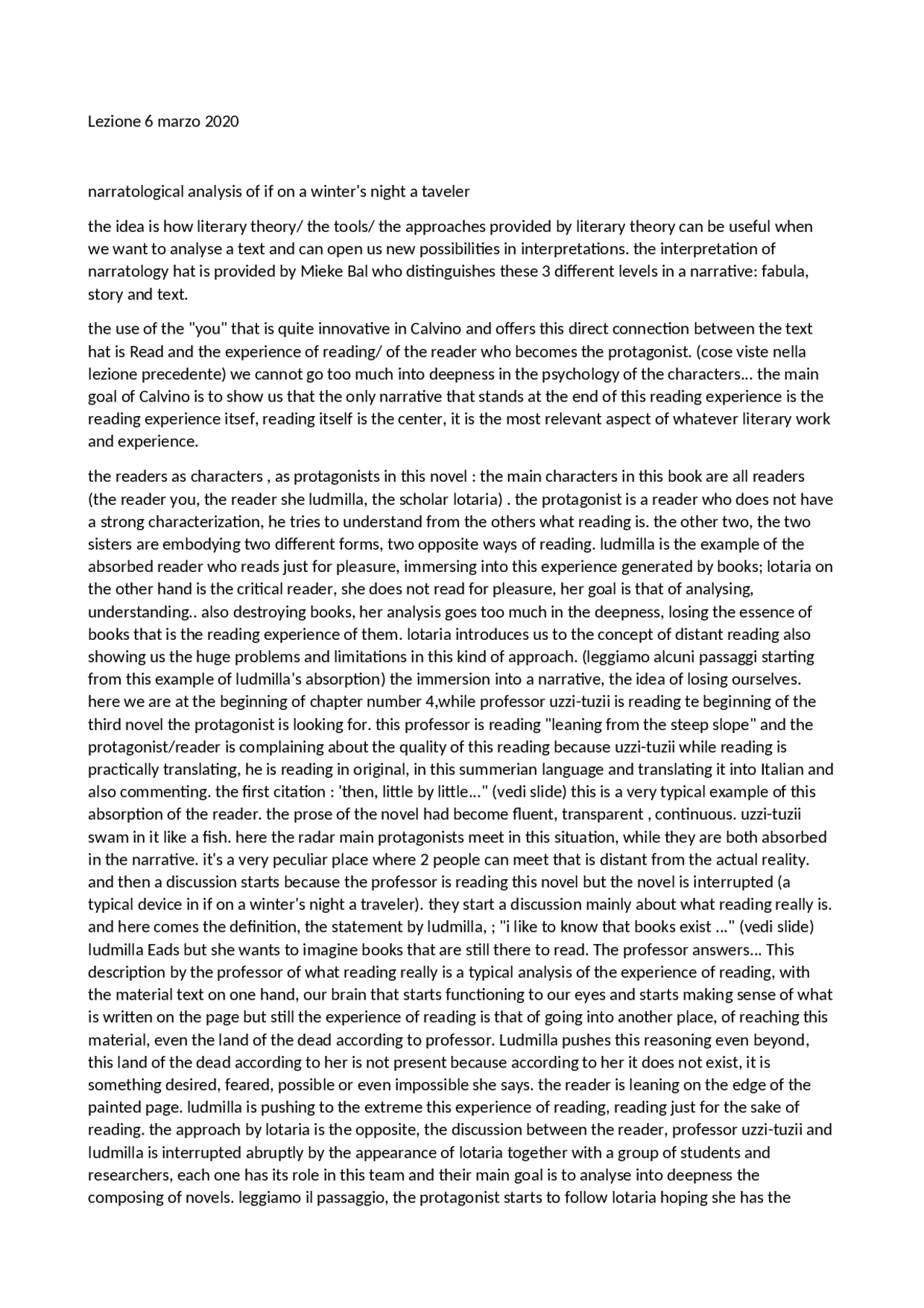 DISTANT READING BY FRANCO MORETTI - Docsity