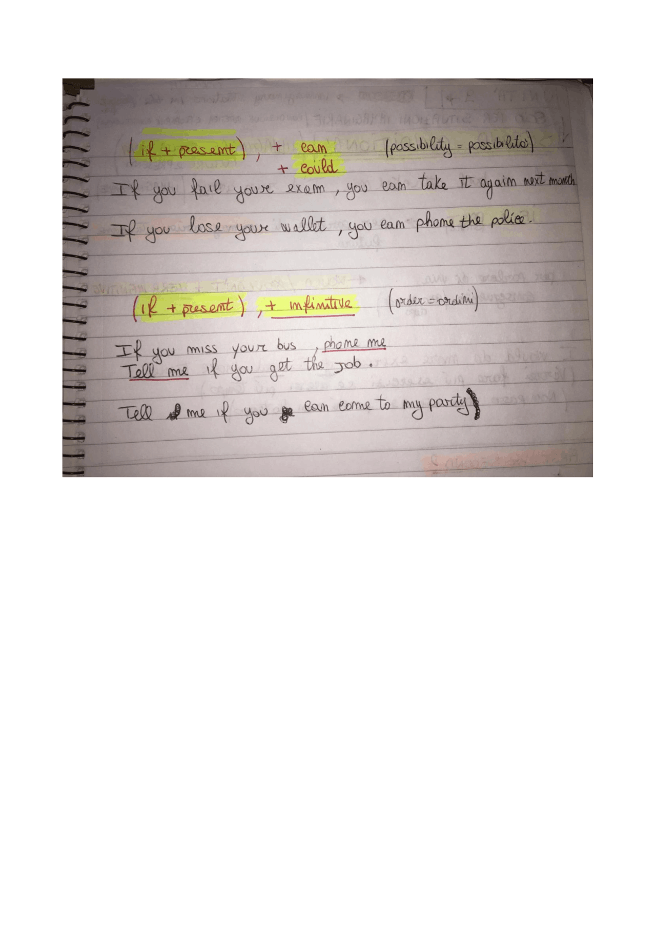 Lezioni Di Inglese First Conditional Docsity