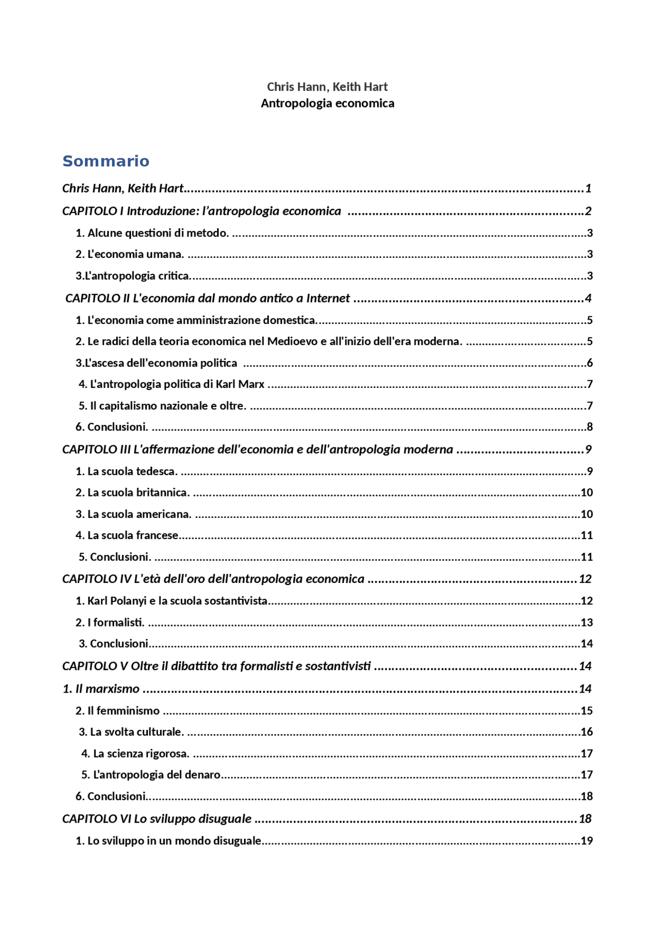 Chris Hann, Keith Hart Antropologia economica .rtf - Docsity