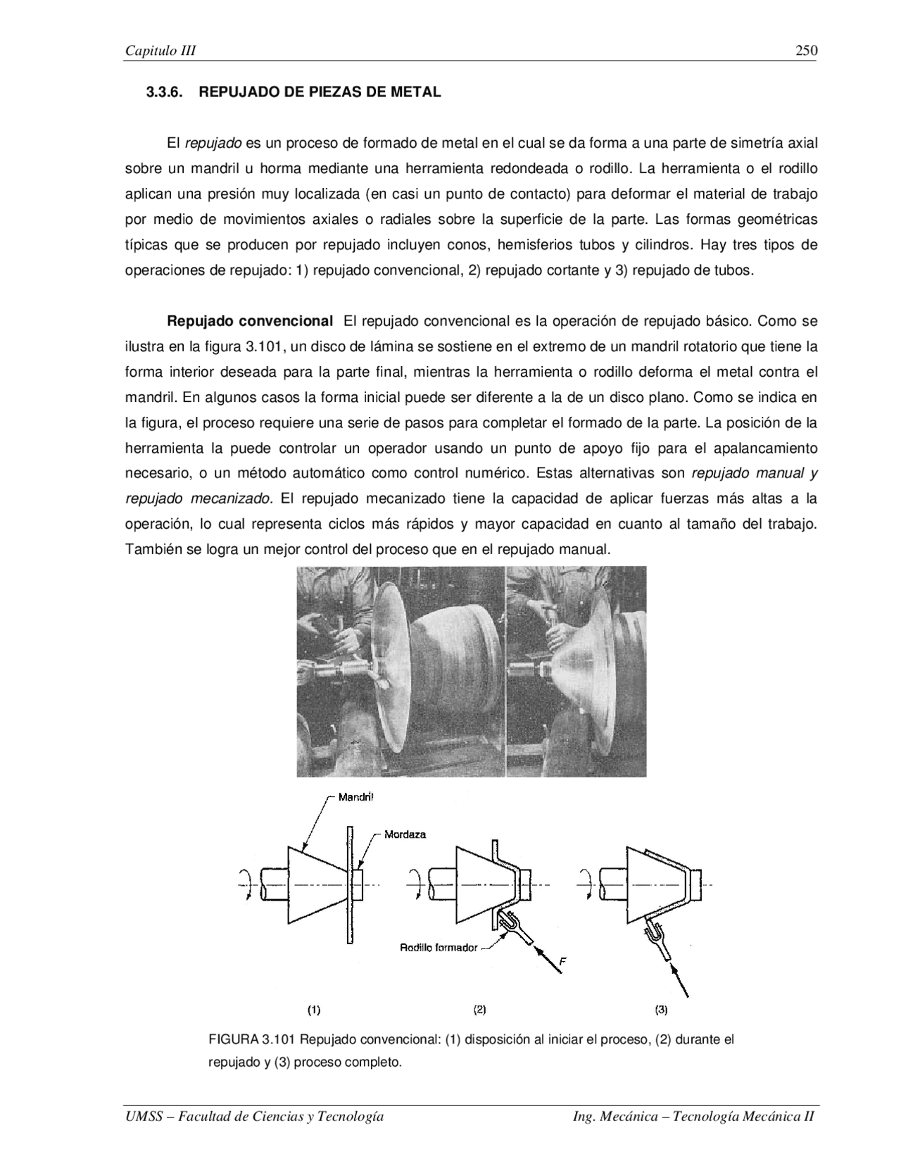 Repujado de piezas metálicas - Docsity