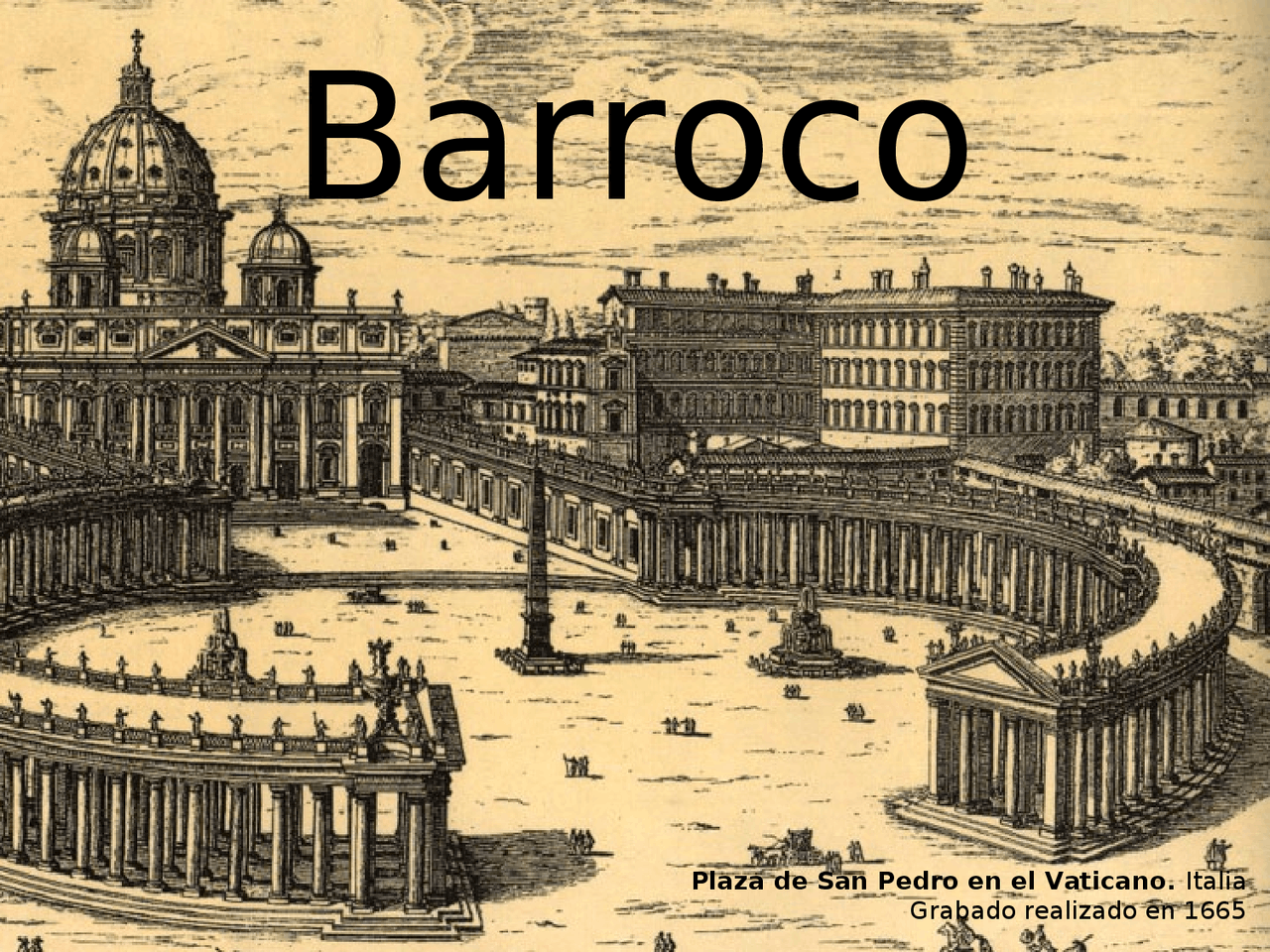 Barroco concepto etimología pintura - Docsity