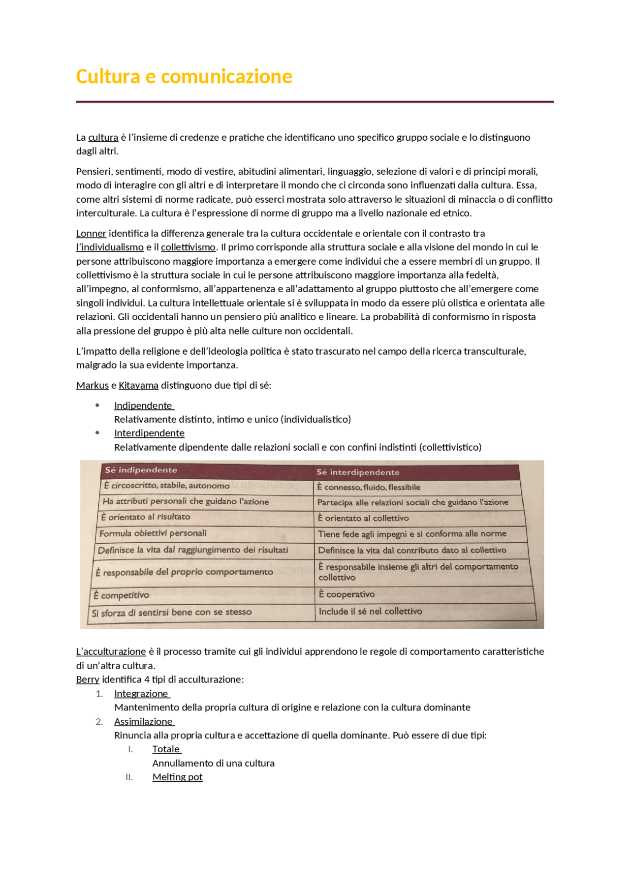 Psicologia Sociale Riassunto Docsity