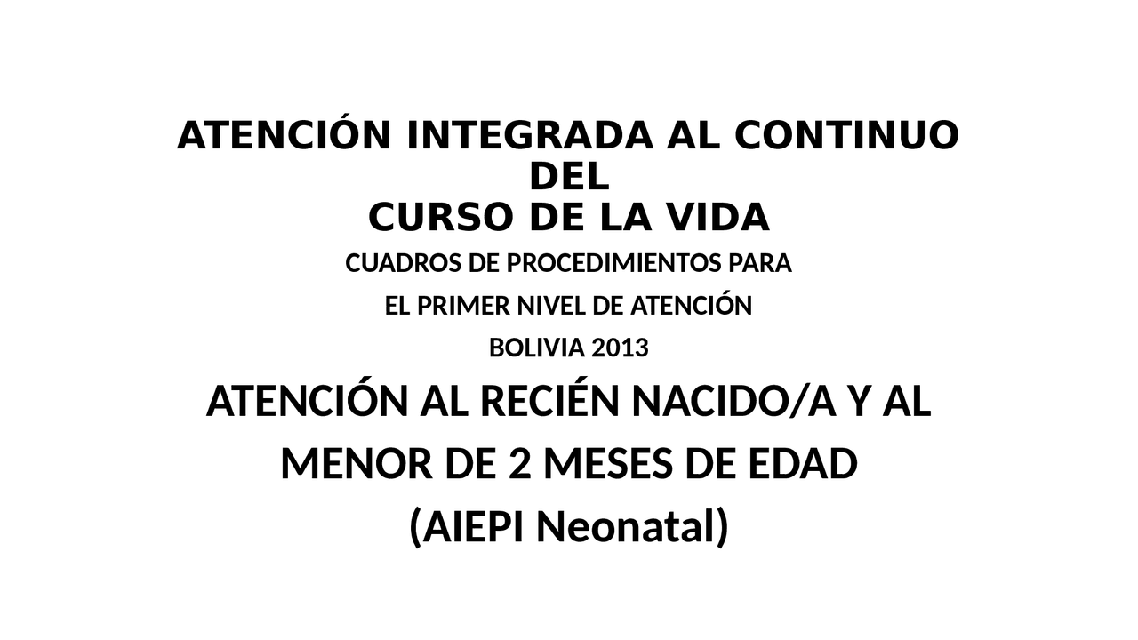 Atención Al Recién Nacido Docsity