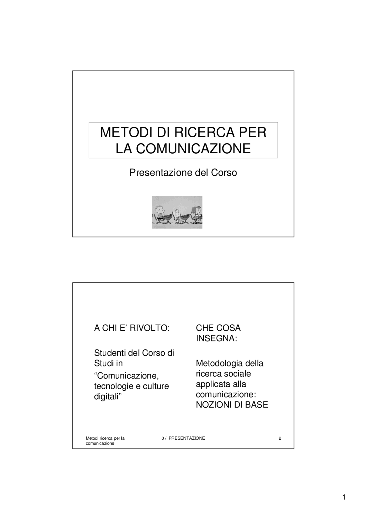 Metodi Della Comunicazione Docsity