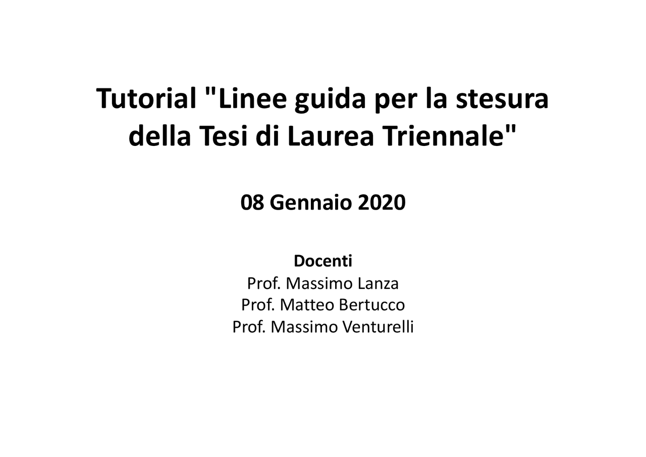 E La Presentazione Completa Docsity