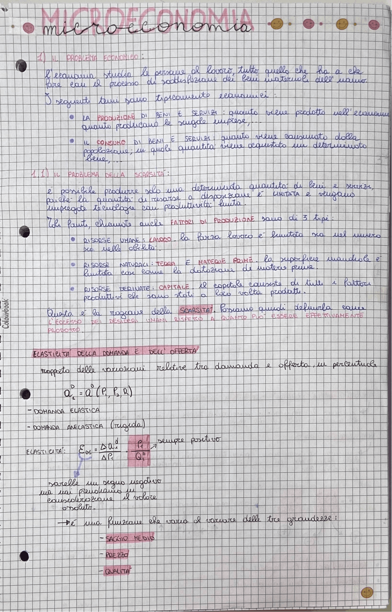 Appunti Microeconomia Pt 1 Docsity