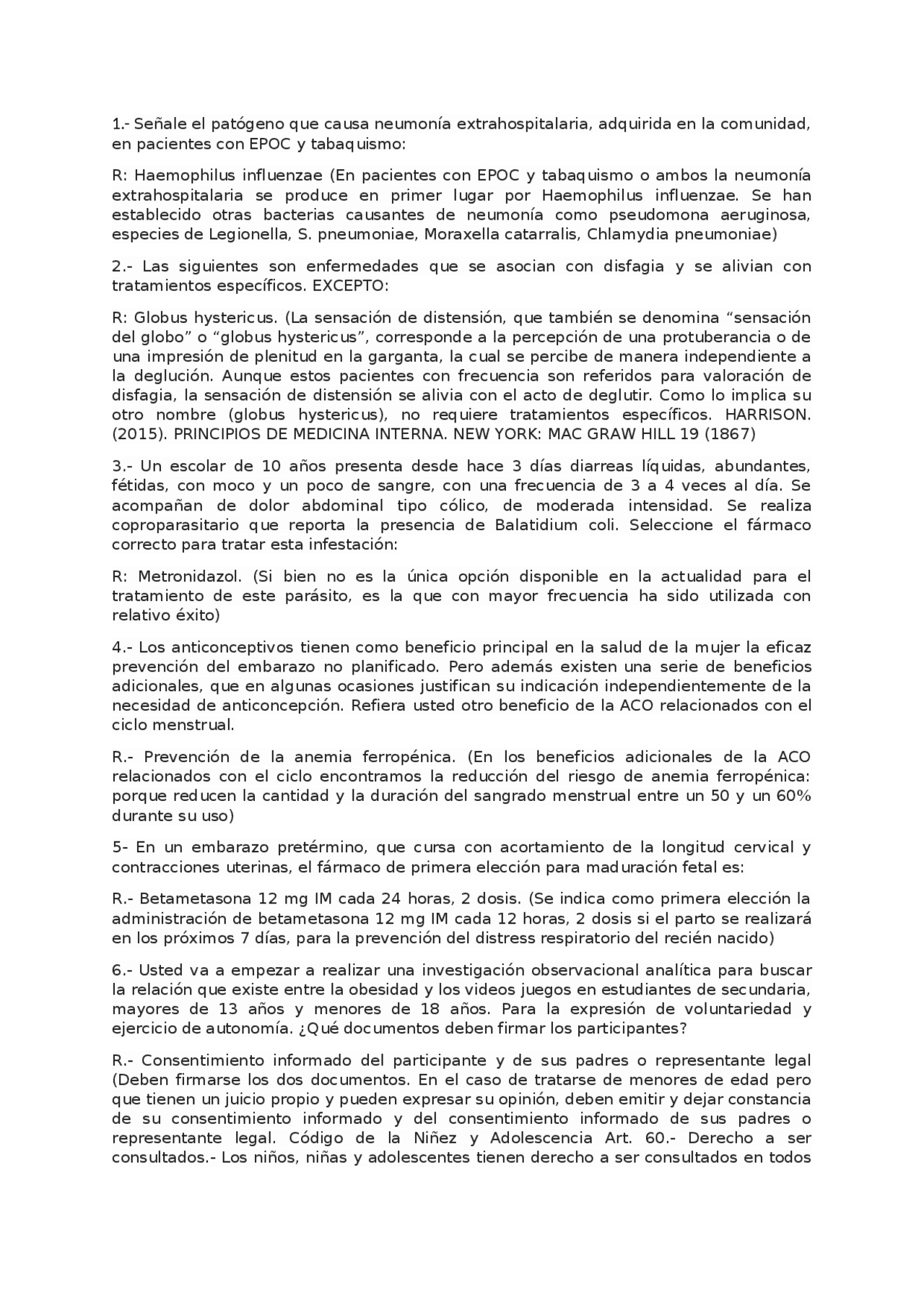 Preguntas CACES JULIO 2020 - Docsity