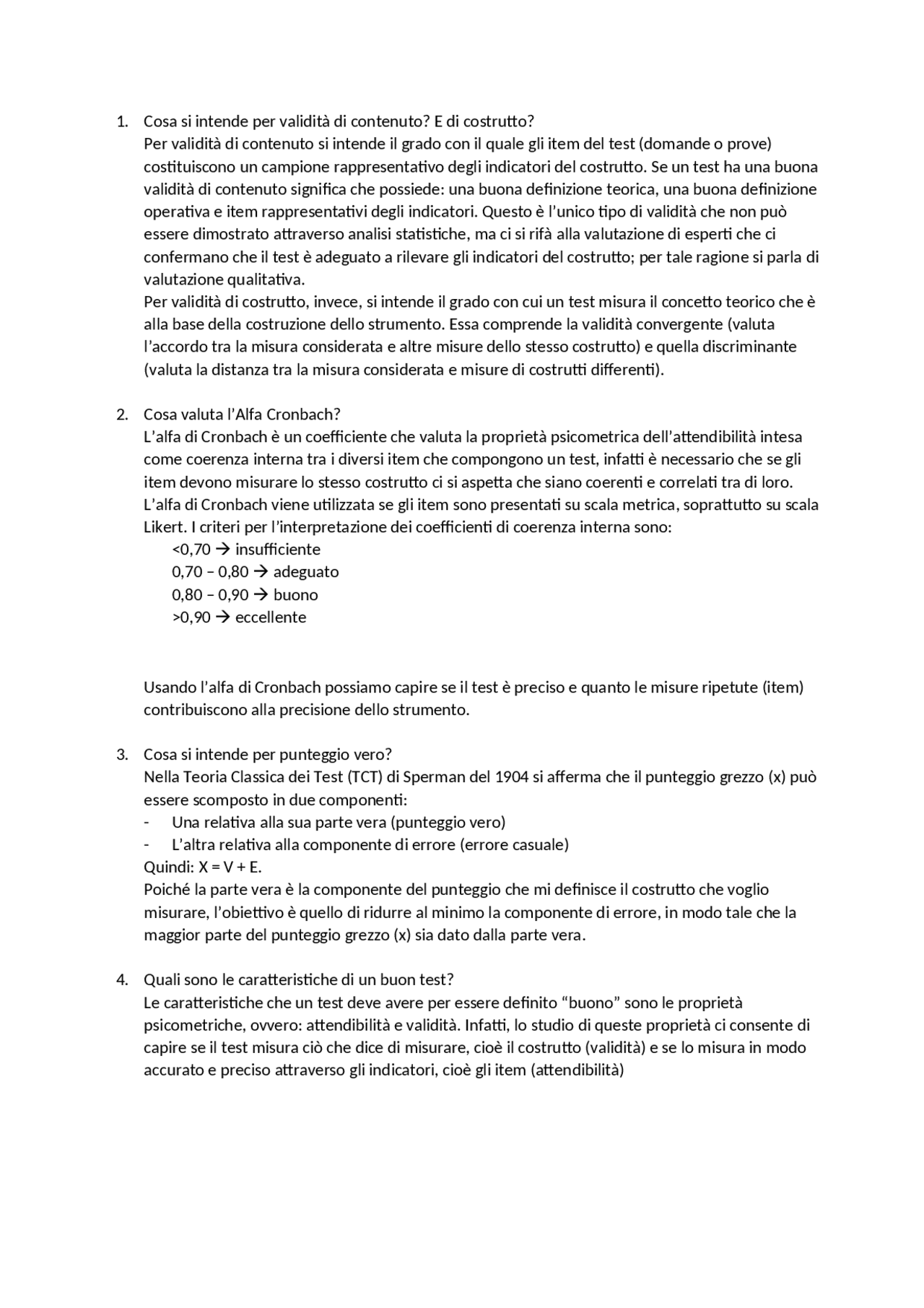 Simulazione Teoria E Tecniche Dei Test Docsity