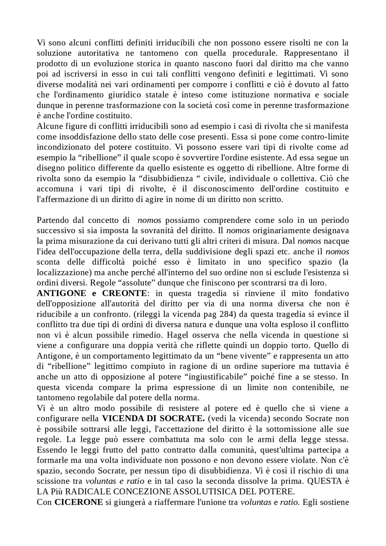 Diritto E Conflitti Parte 2 Docsity