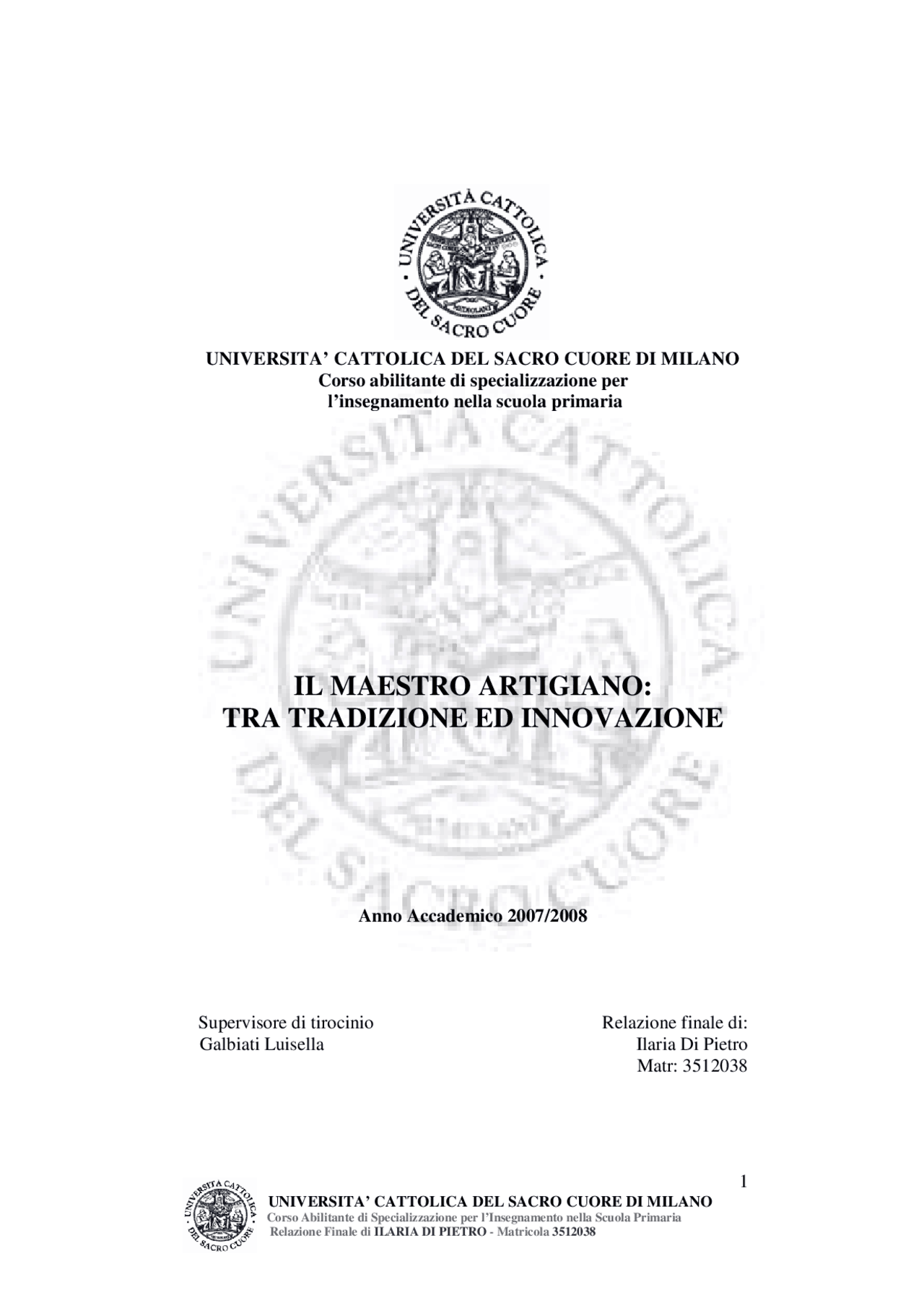 Scienze Formazione Primaria Dispense Di Scienze Umane Docsity