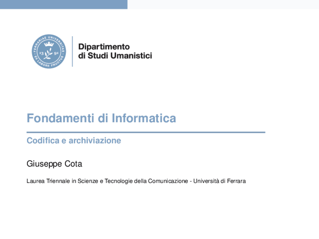 INFORMATICA DI BASE, LINEE GUIDA - Docsity