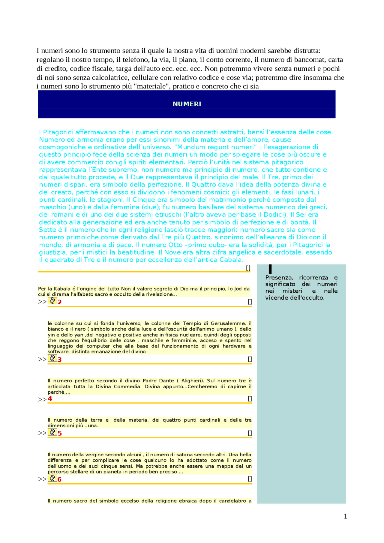 I Numeri Nel Corso Della Storia Docsity