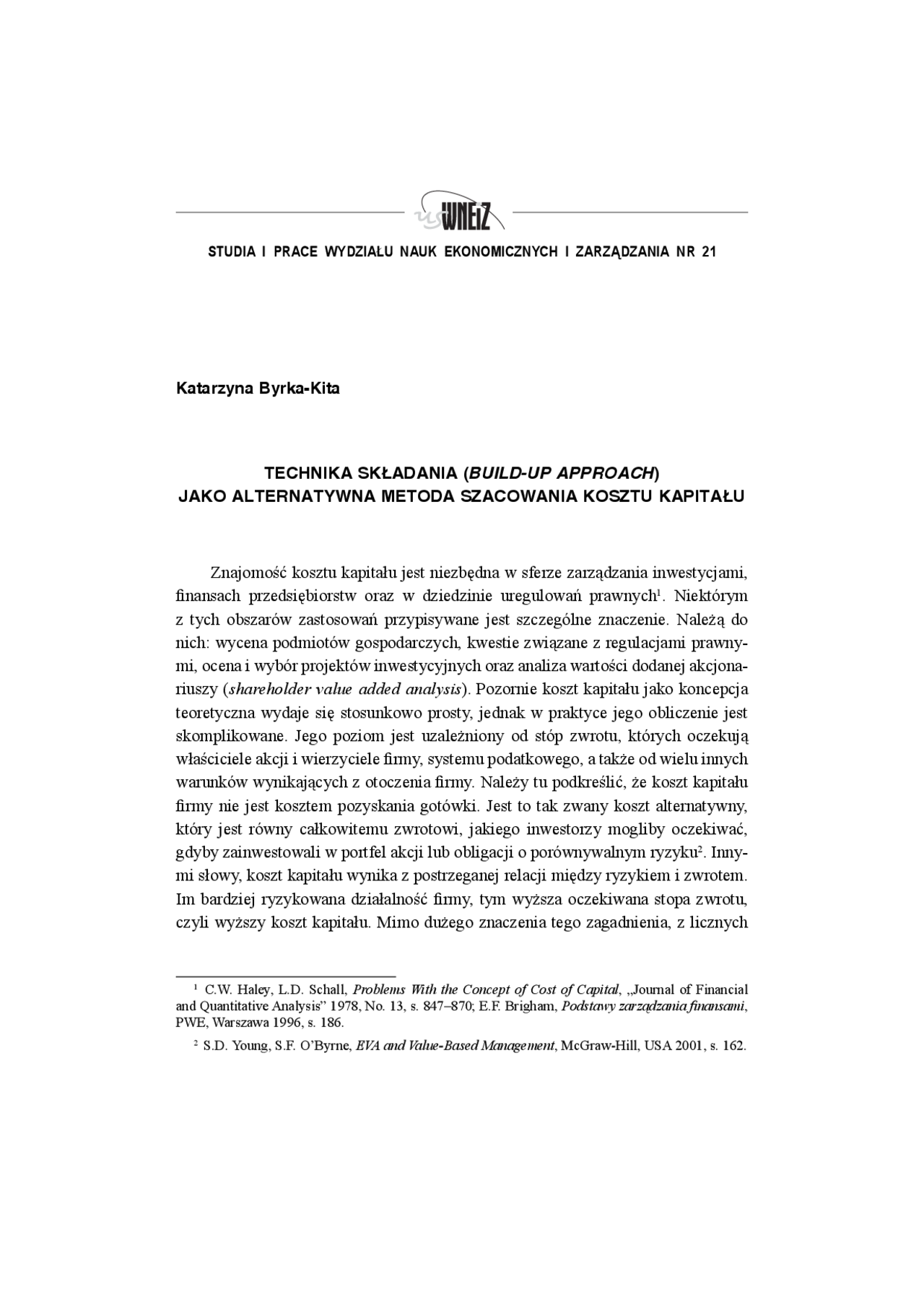 Technika składania BUILD-UP APPROACH jako alternatywna metoda ...