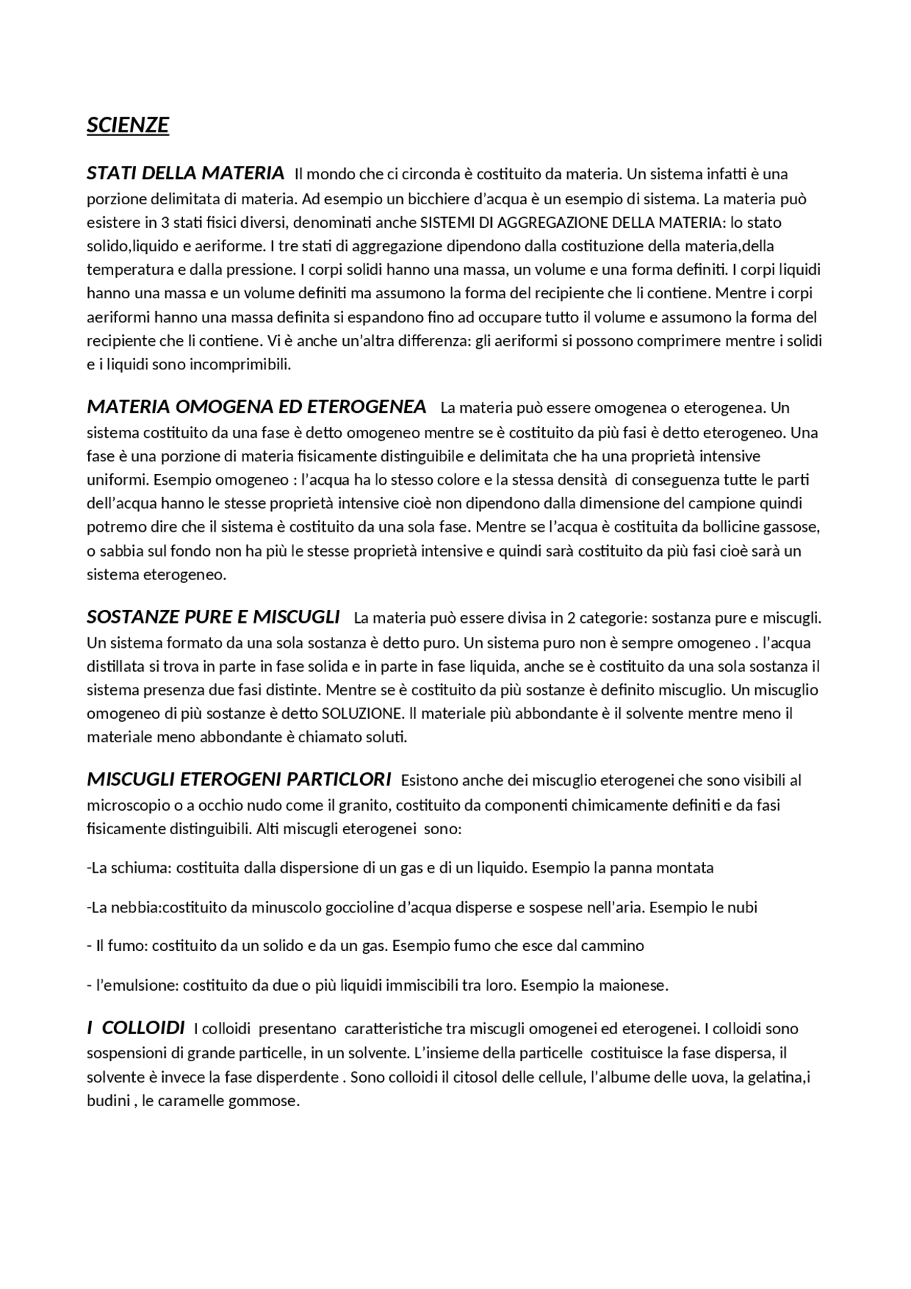 Scienze Quinto Anno Liceo Appunti Di Scienze Sociali Docsity
