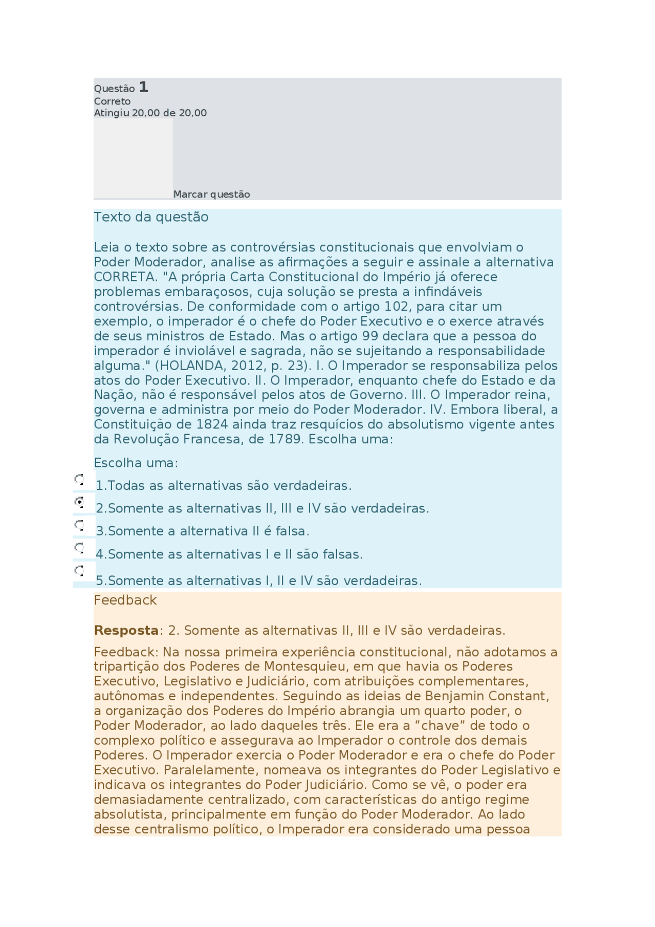 Respostas Dos Exercícios Exercícios Direito Constitucional Docsity