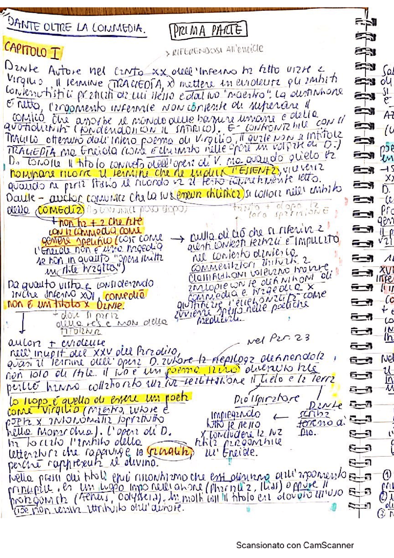Dante Oltre La Commedia Docsity