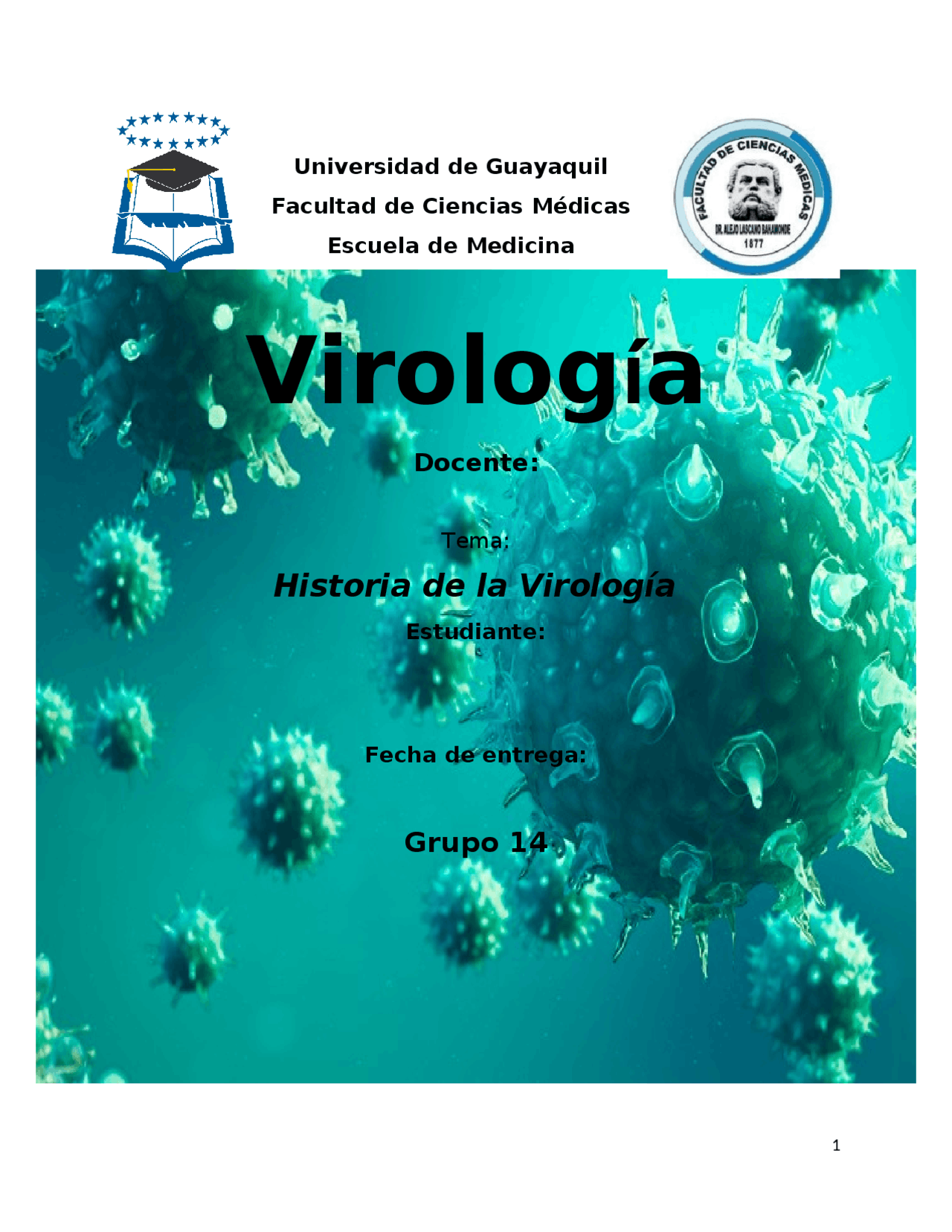 Historia de la virología - Docsity