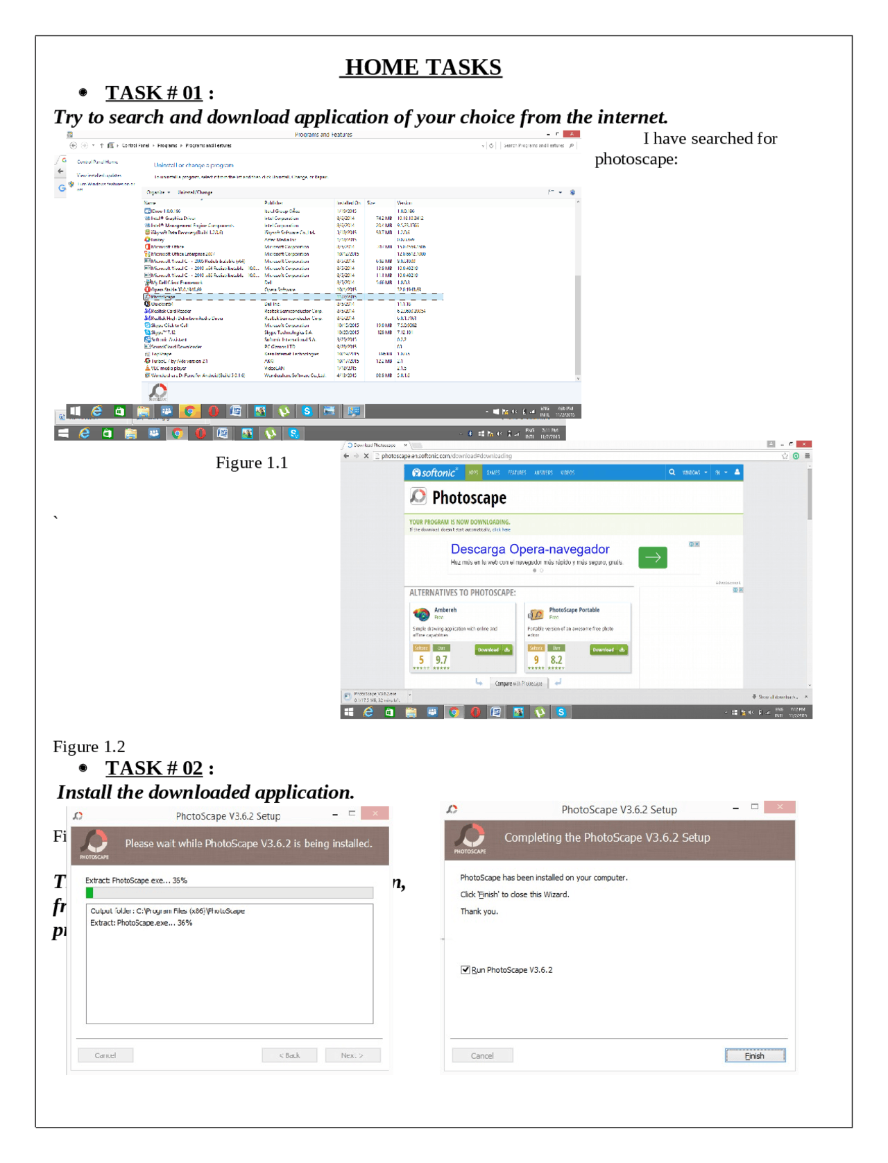 Information Technology Lab No 1 Docsity