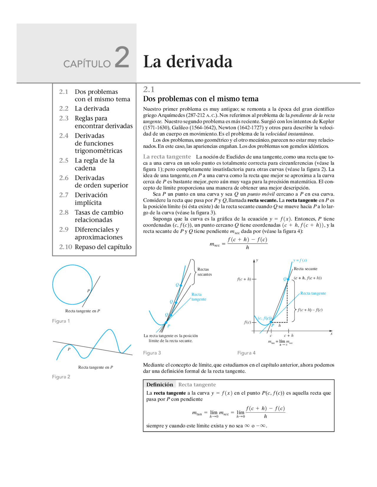 La derivada conceptos basicas | Apuntes de Matemáticas | Docsity