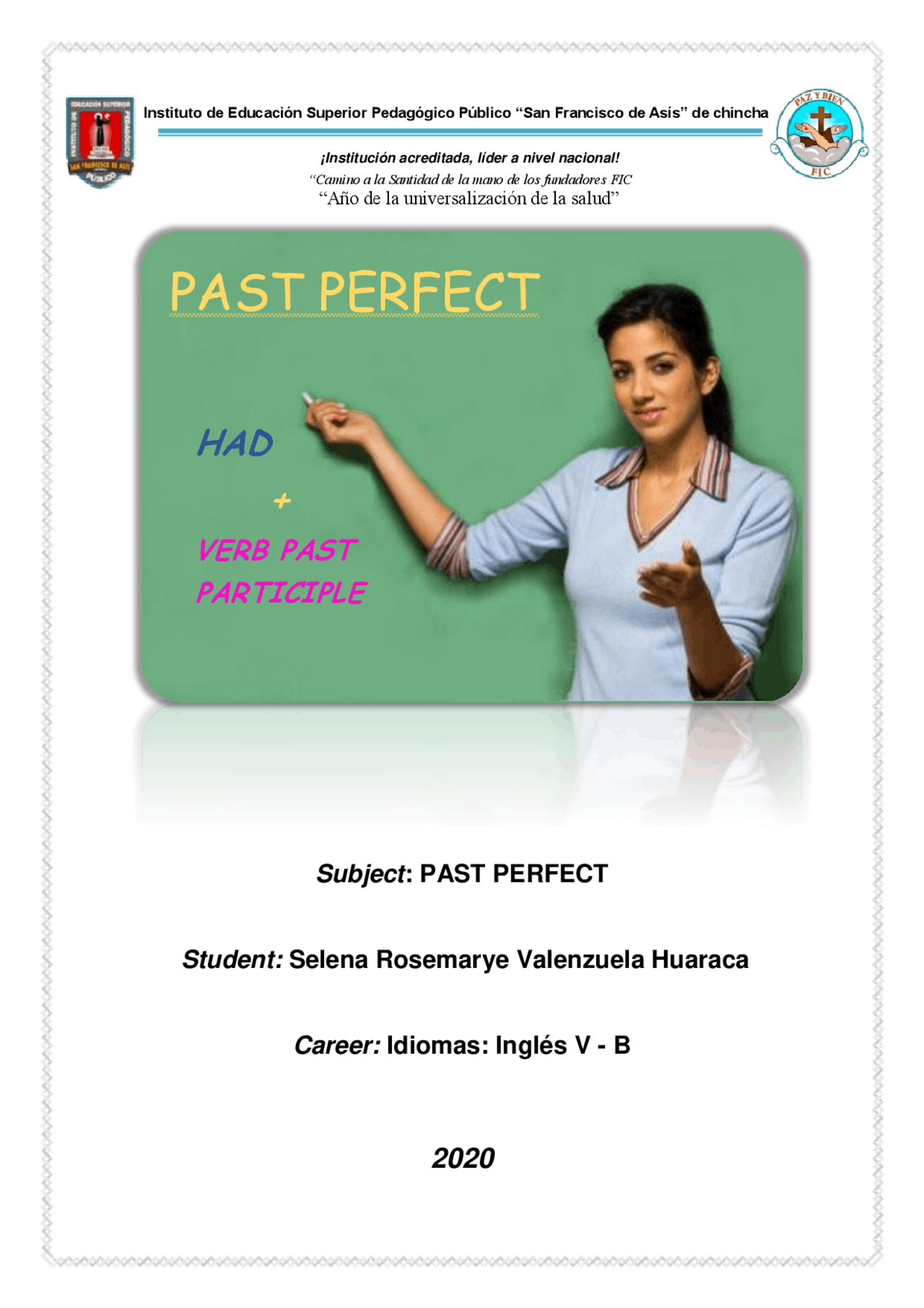 Ingles . Present perfect - Docsity