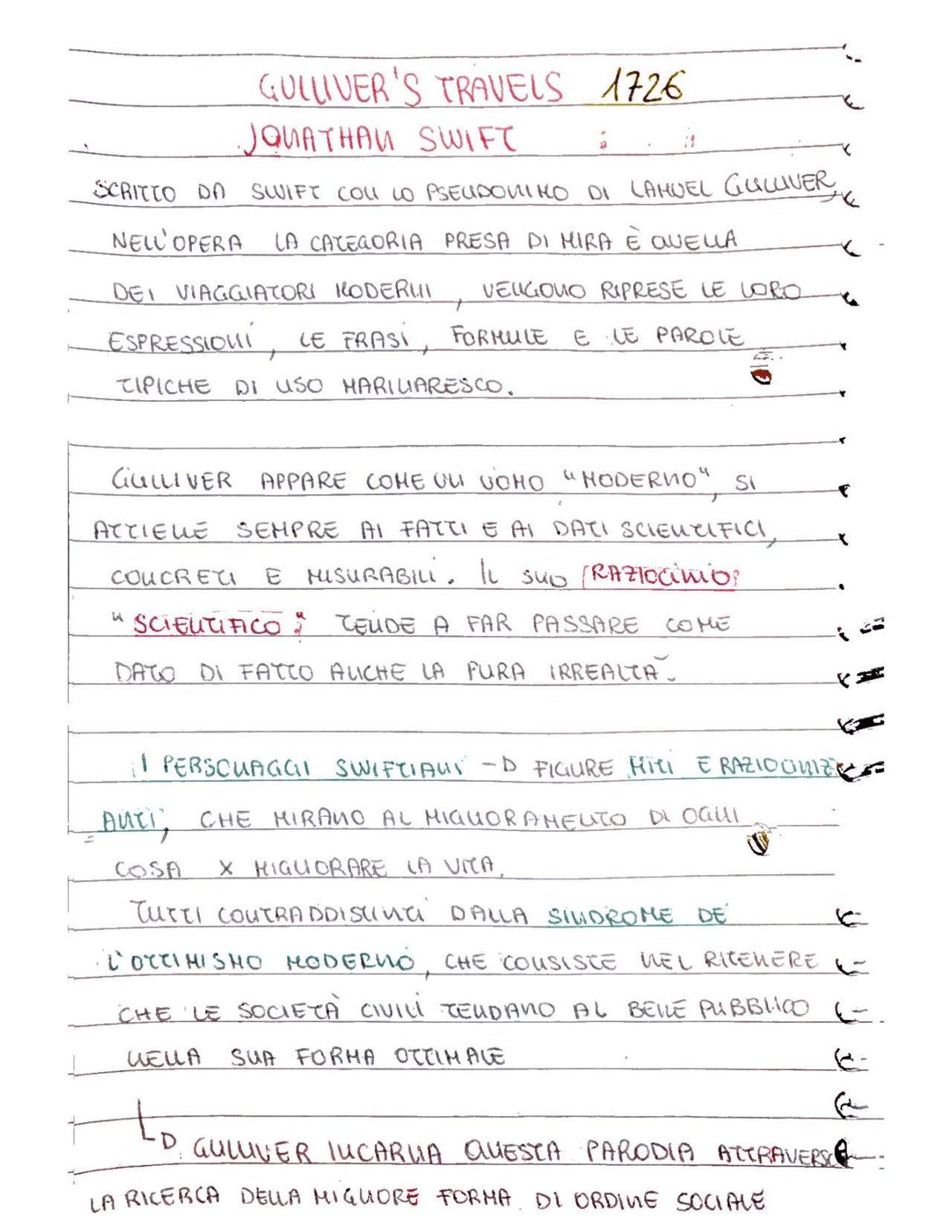 I Viaggi Di Gulliver Docsity