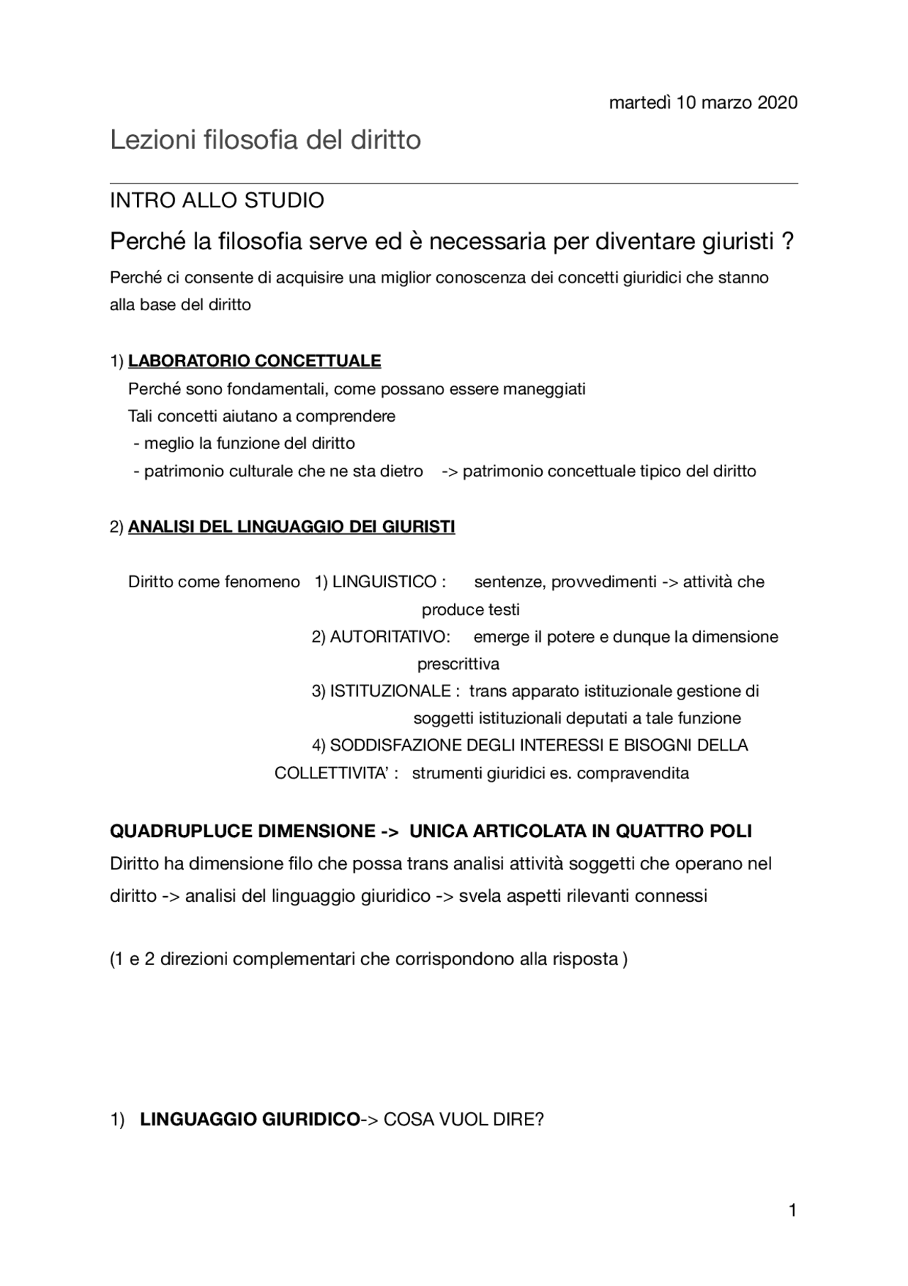 Lezioni Di Filosofia Del Diritto Positivo Prof Velluzzi Docsity