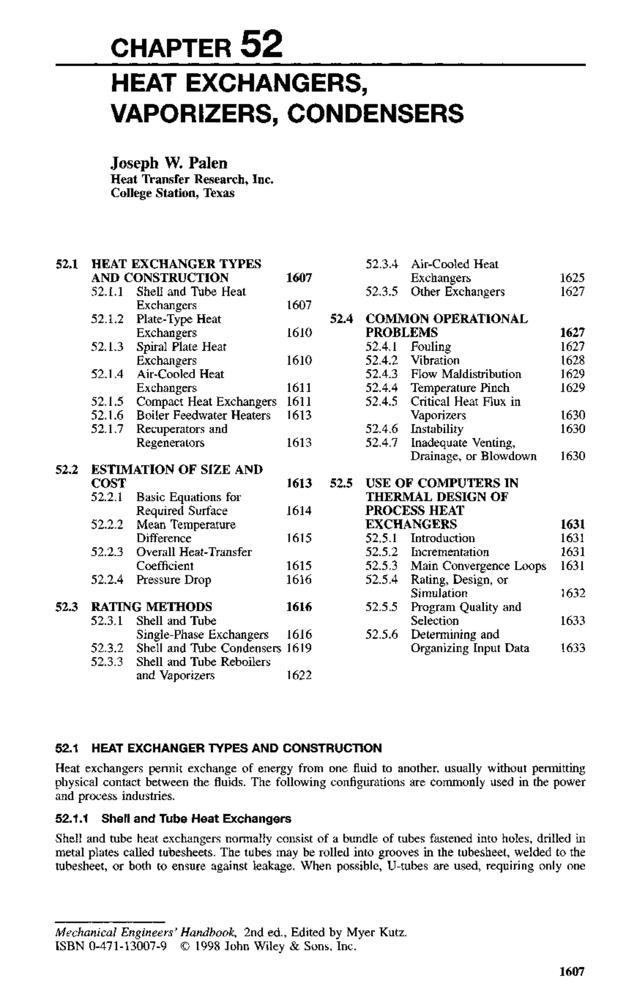"Capítulo 52 Joseph Palen" - Intercambiadores de calor, rehervidores y ...
