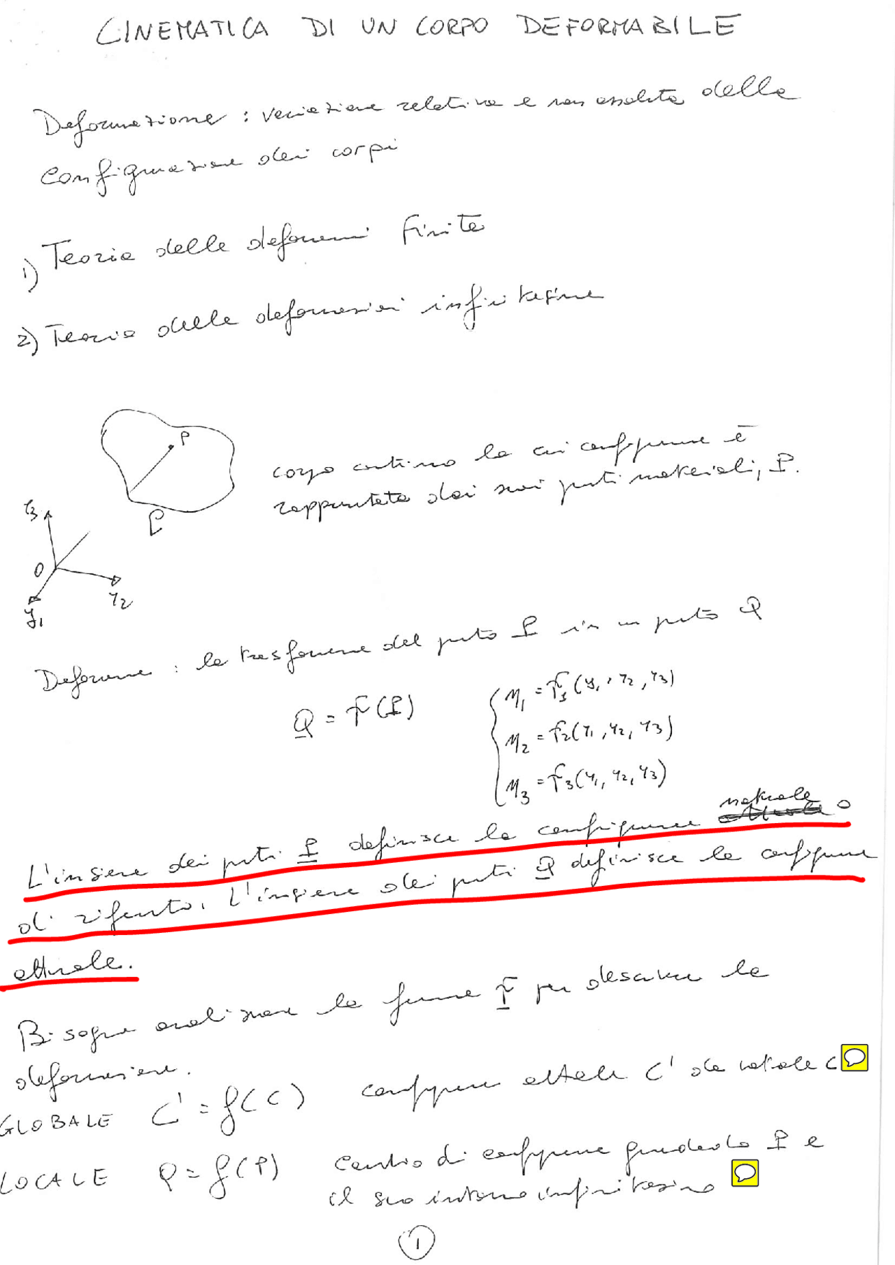 Analisi della deformazione - Docsity