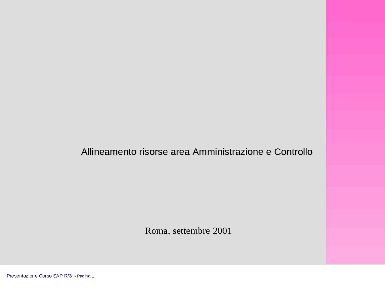 Riassunto Sap R3 Powerpoint Di Introduzione Docsity