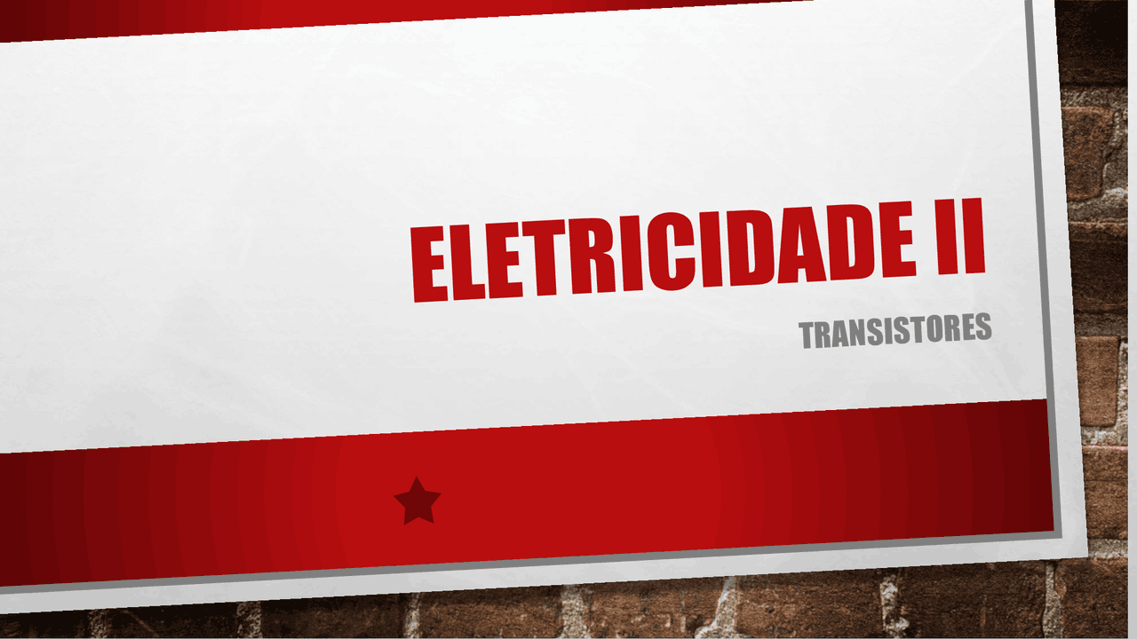 Eletricidade Transistores Docsity