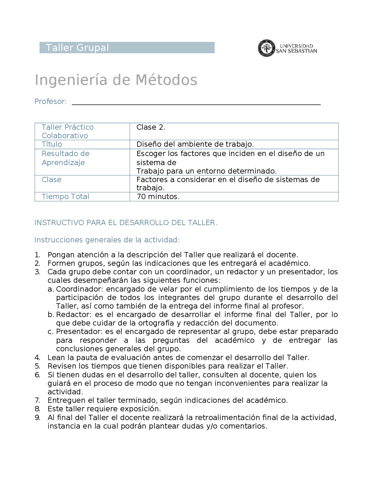 Ingenieria de metodos - Docsity