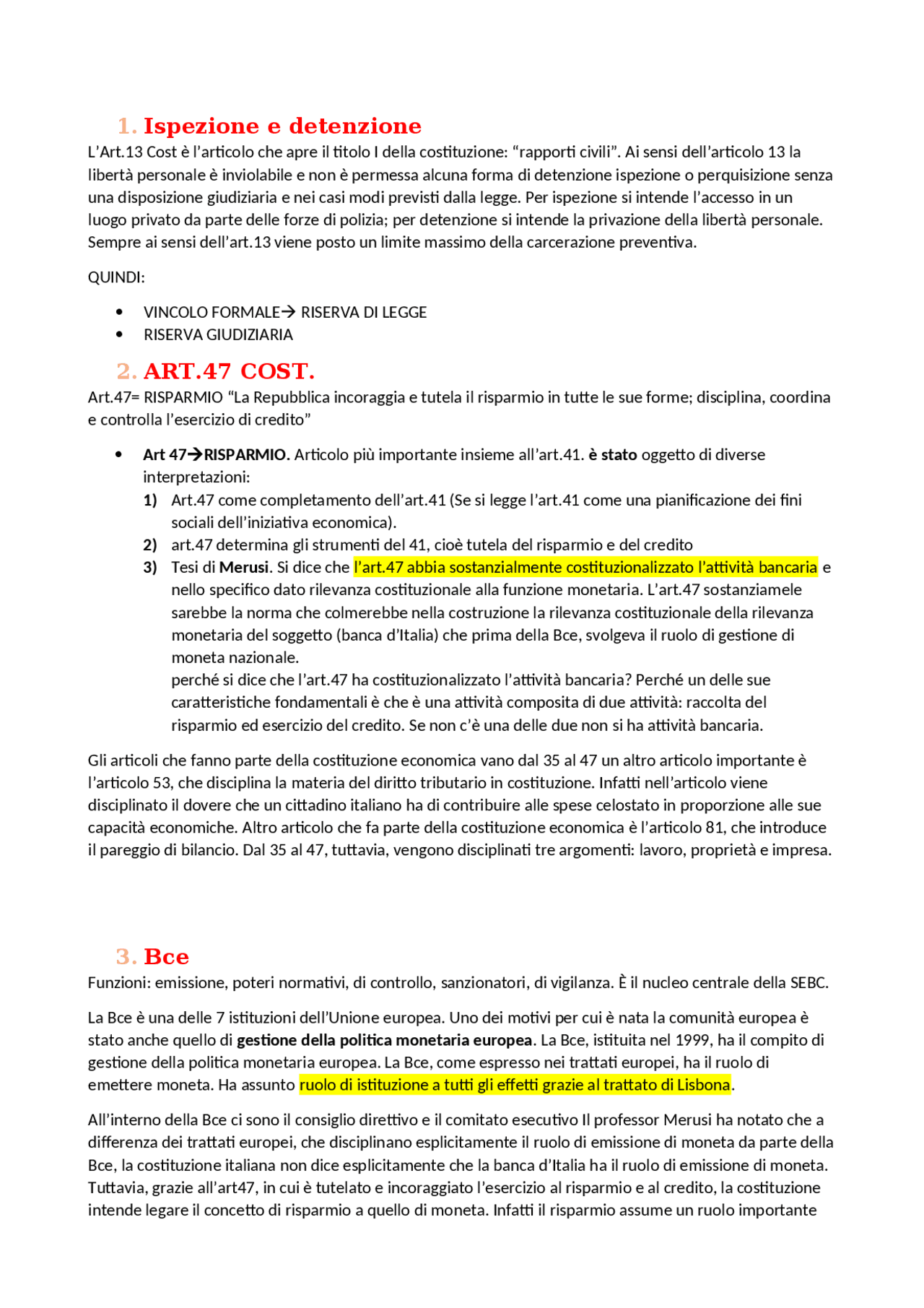 Domande e risposte esame Diritto pubblico e pubblico dell'economia - Docsity