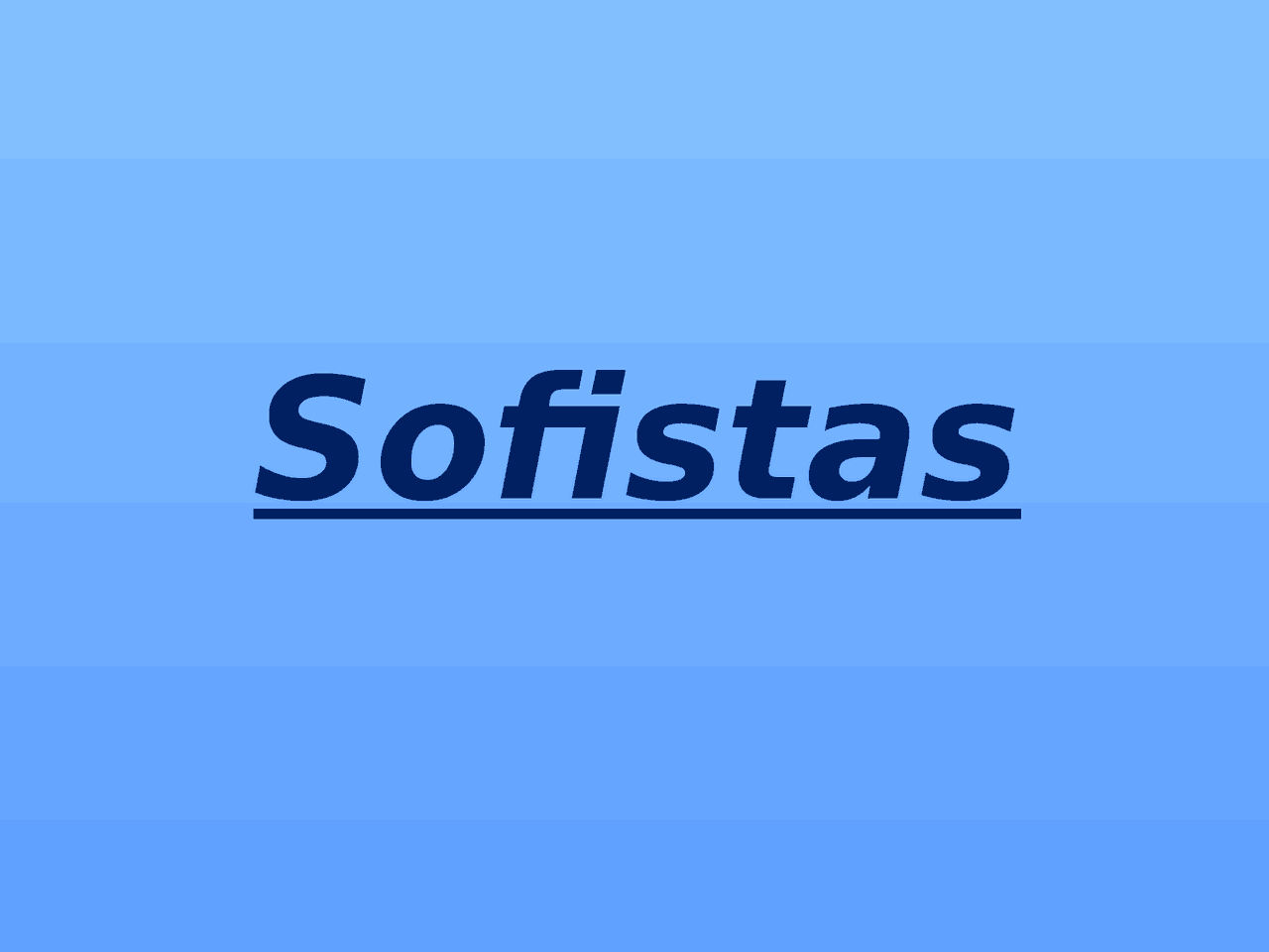 Sofistas quem erão ? - Docsity