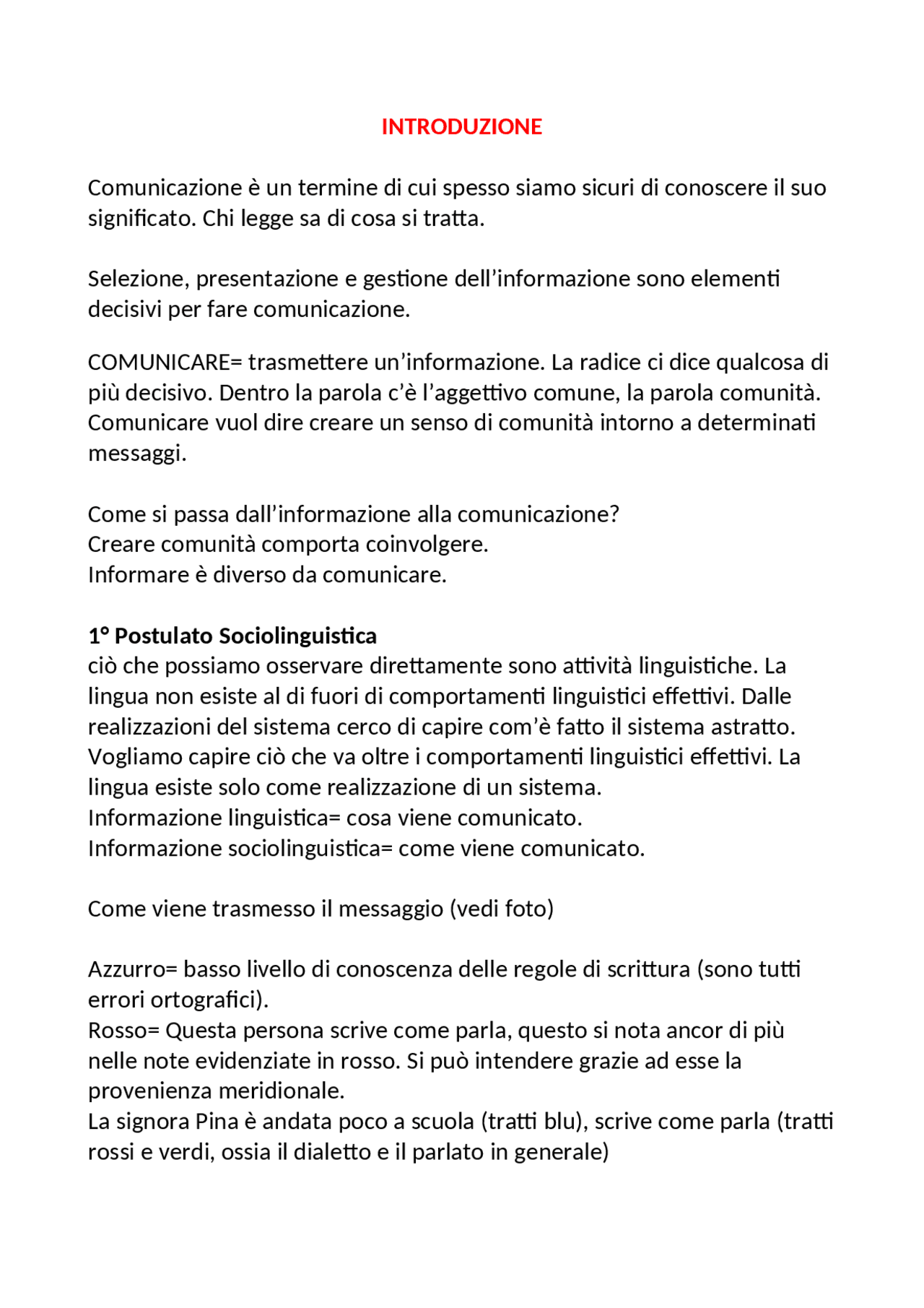 Appunti Completi Corso Sociolinguistica 2020 Neri Binazzi Docsity