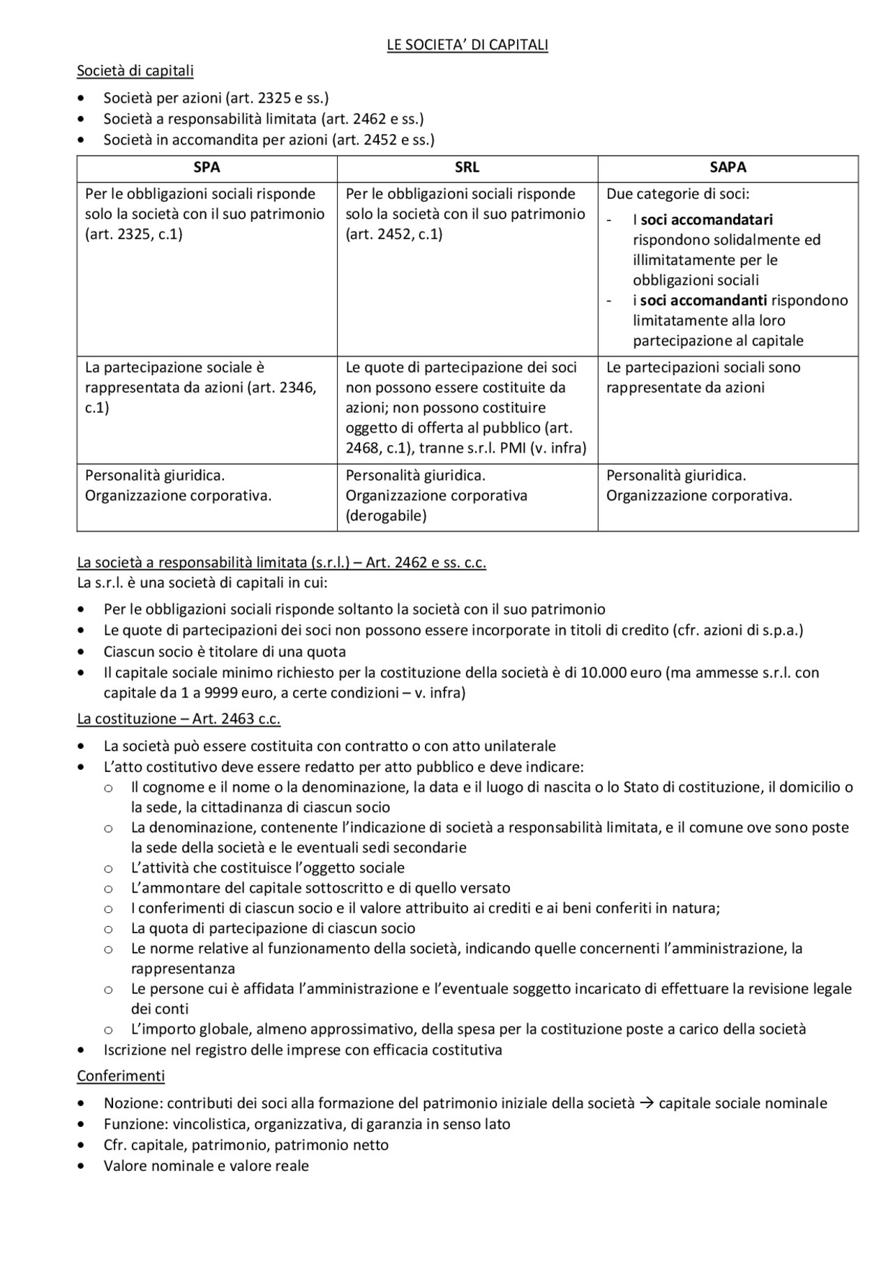 Diritto Commerciale Slide Appunti Terza Parte Docsity