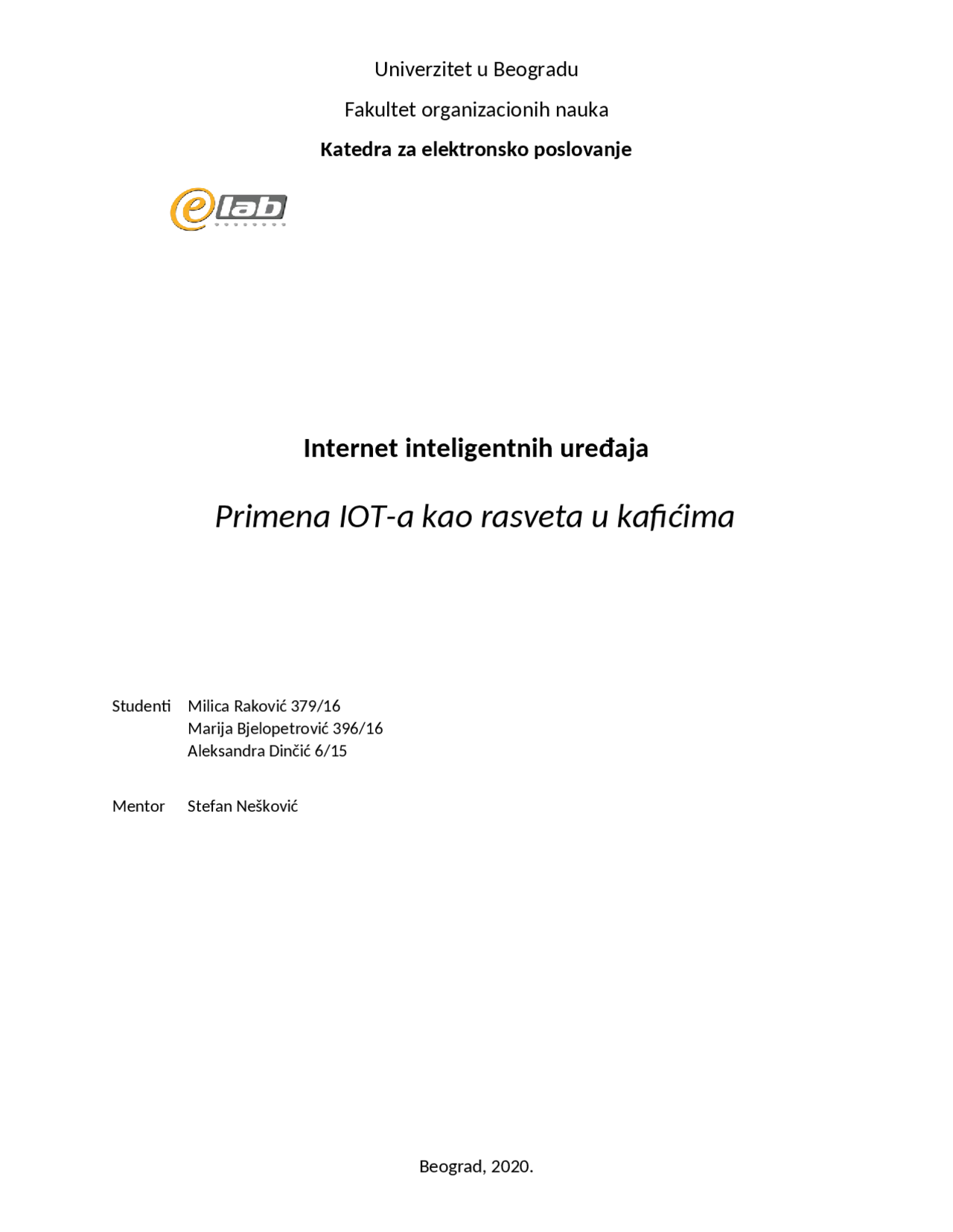 Iot Dokumentacija Za Web Aplikaciju Vodiči Projekti Istraživanja